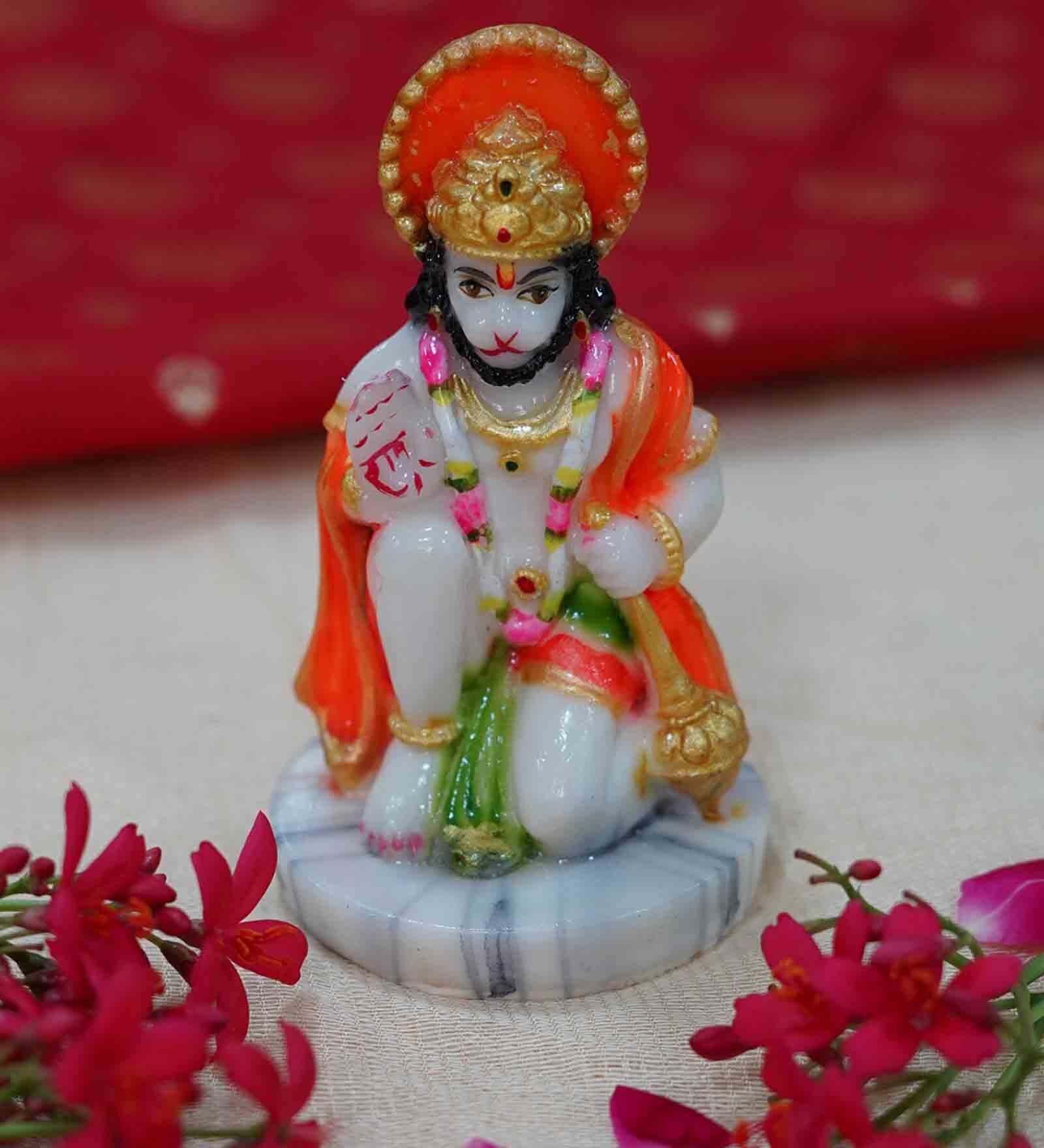 Buy Hanuman Handpainted Idol at 13% OFF by Chaque Decor | Pepperfry