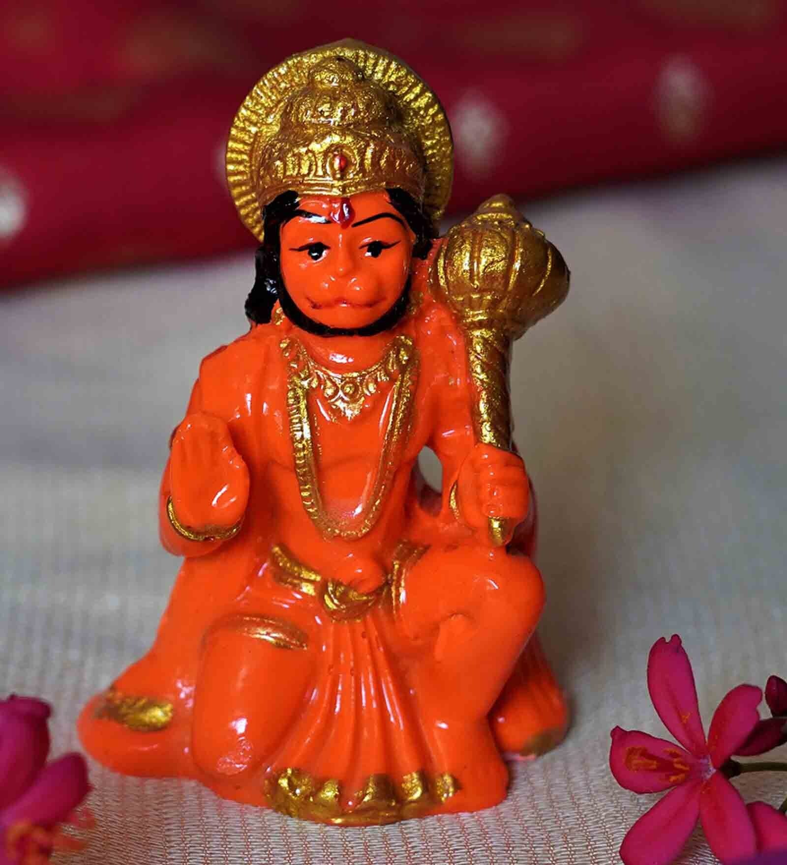 Buy Hanuman Handpainted Idol at 30% OFF by Chaque Decor | Pepperfry