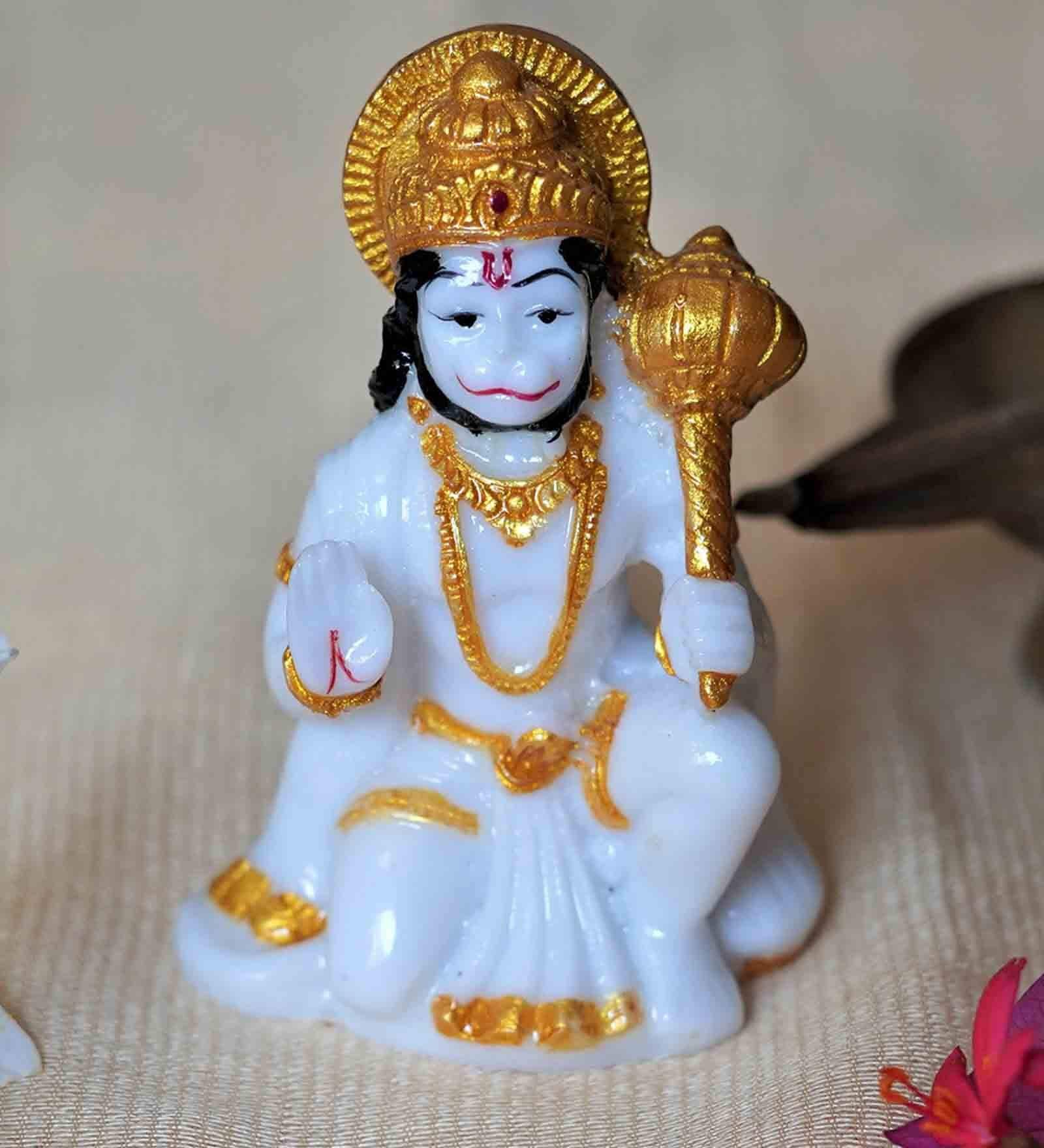 Buy Hanuman Handpainted Idol at 20% OFF by Chaque Decor | Pepperfry