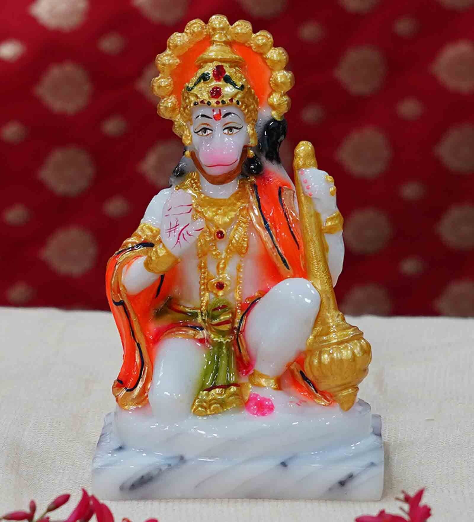 Buy Hanuman Handpainted Idol at 33% OFF by Chaque Decor | Pepperfry