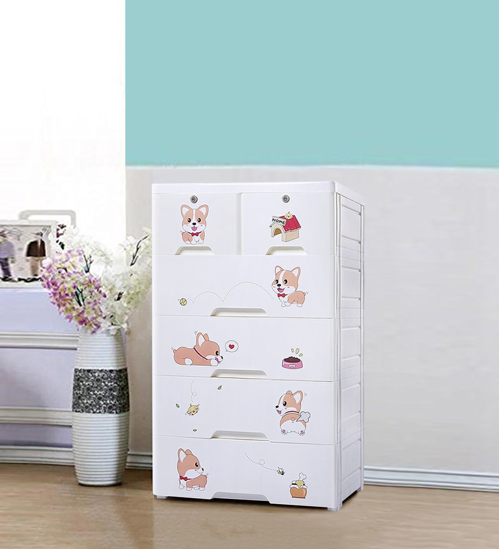 Buy Happy Corgi 6 Drawer Chest in White at 5% OFF by The Tickle Toe ...