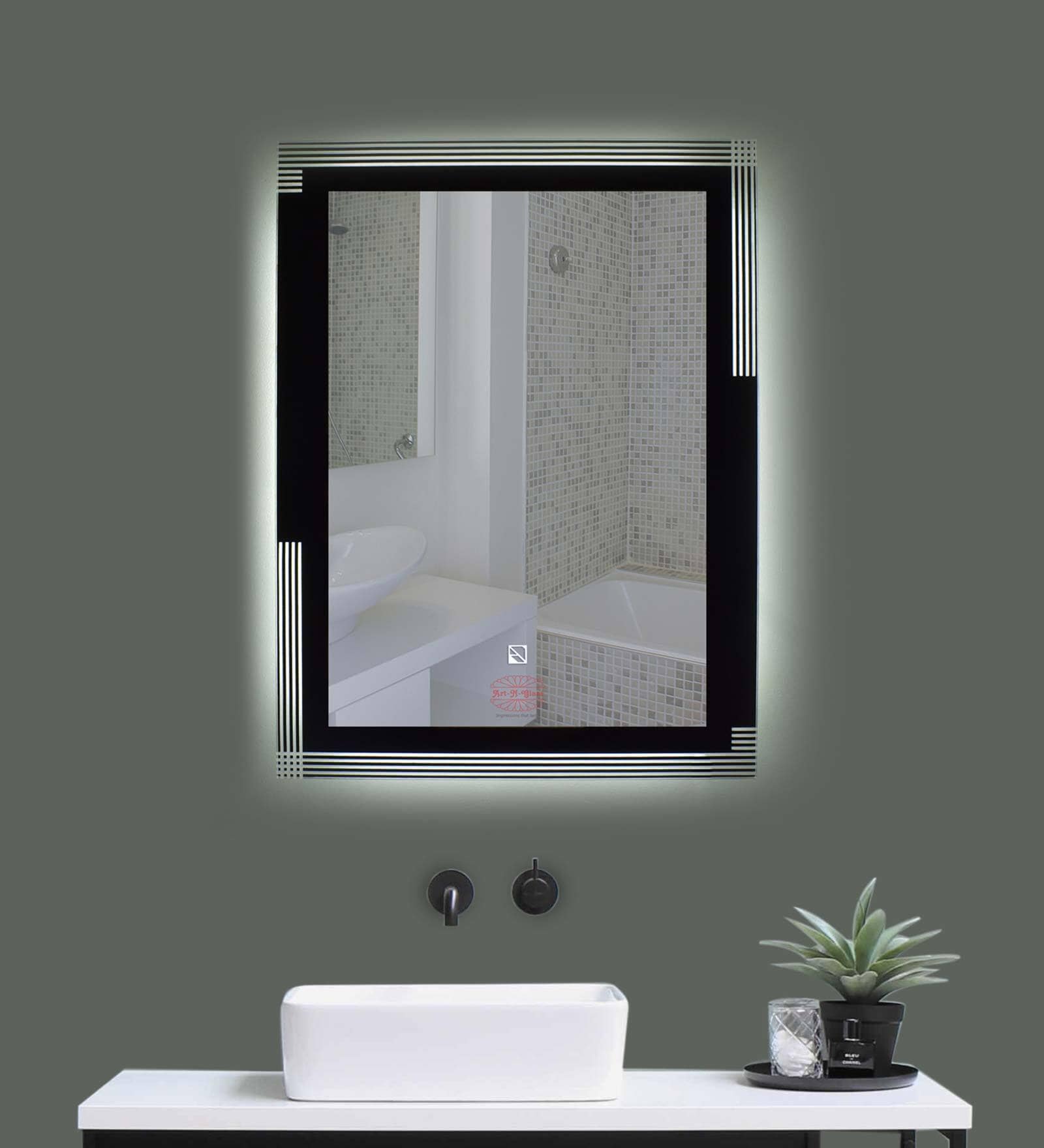 Buy Hatch LED Wall Mirror By Art N Glass Inc at 33% OFF by Art N Glass ...