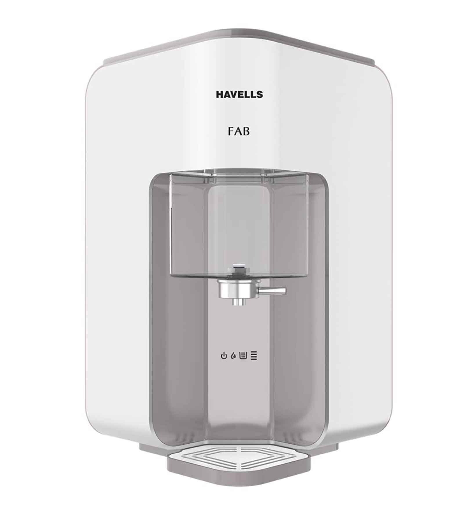 Buy Havells FAB 7 Litre Absoulety Safe RO + UV Water Purifer with 7 Stages at 26% OFF by Havells ...