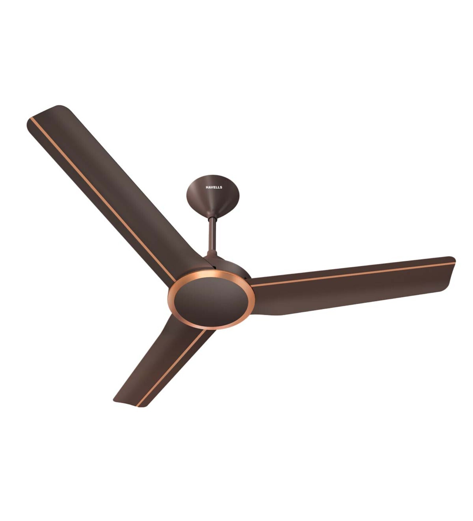 Buy Havells Trinity 1200mm Ceiling Fan (Dusk LT Copper) at 29% OFF by Havells | Pepperfry