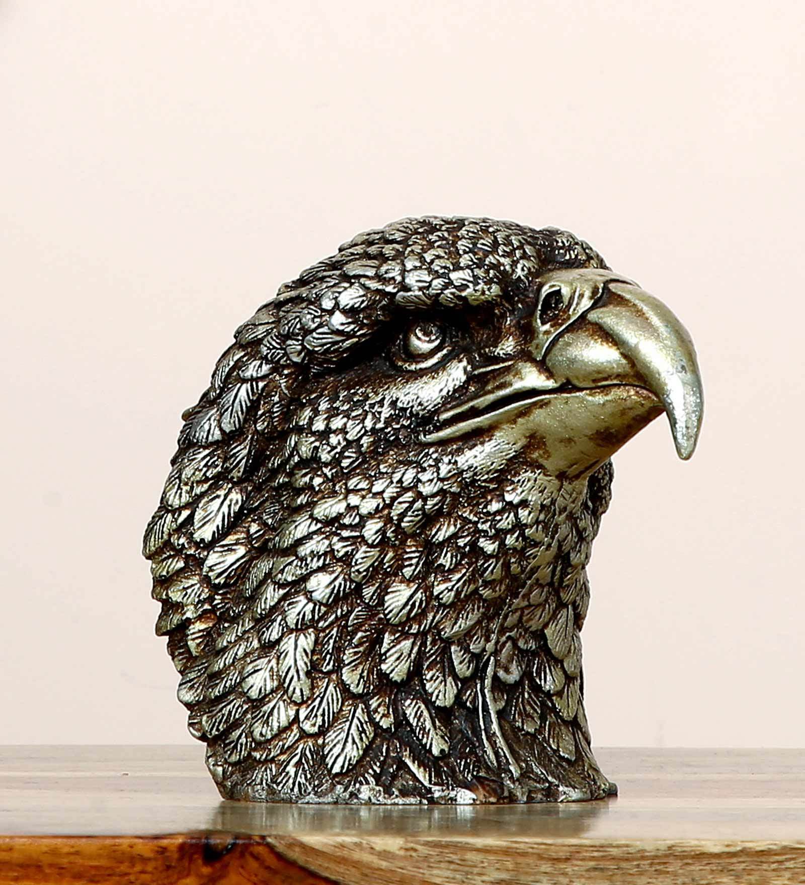 Buy Hawk Polyresin Figurine By Jindutt Art Online - Bird Figurines ...