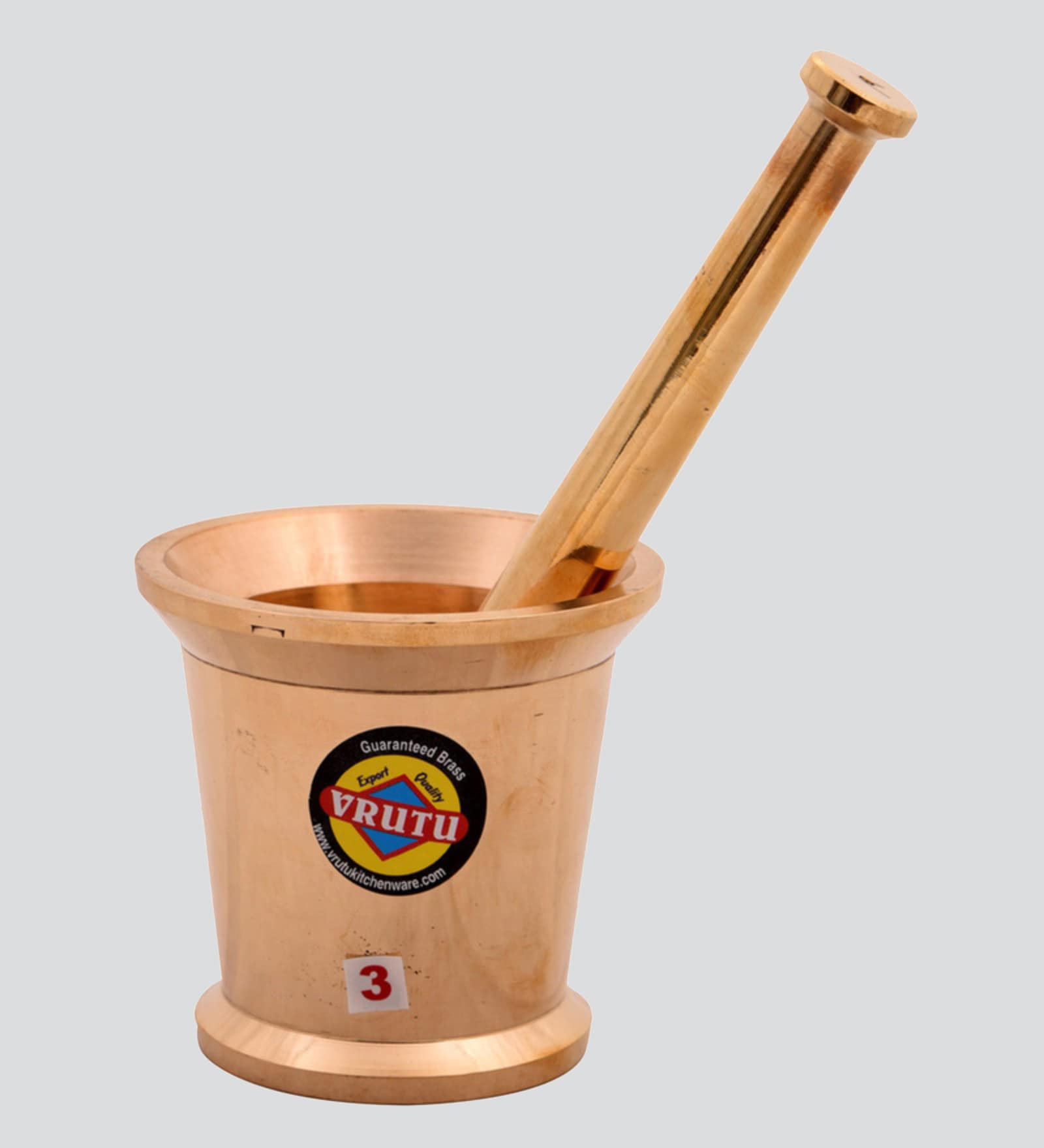 Buy Hazel 200 ML Brass Mortar & Pastel(Khal Batta) at 100% OFF by Hazel ...