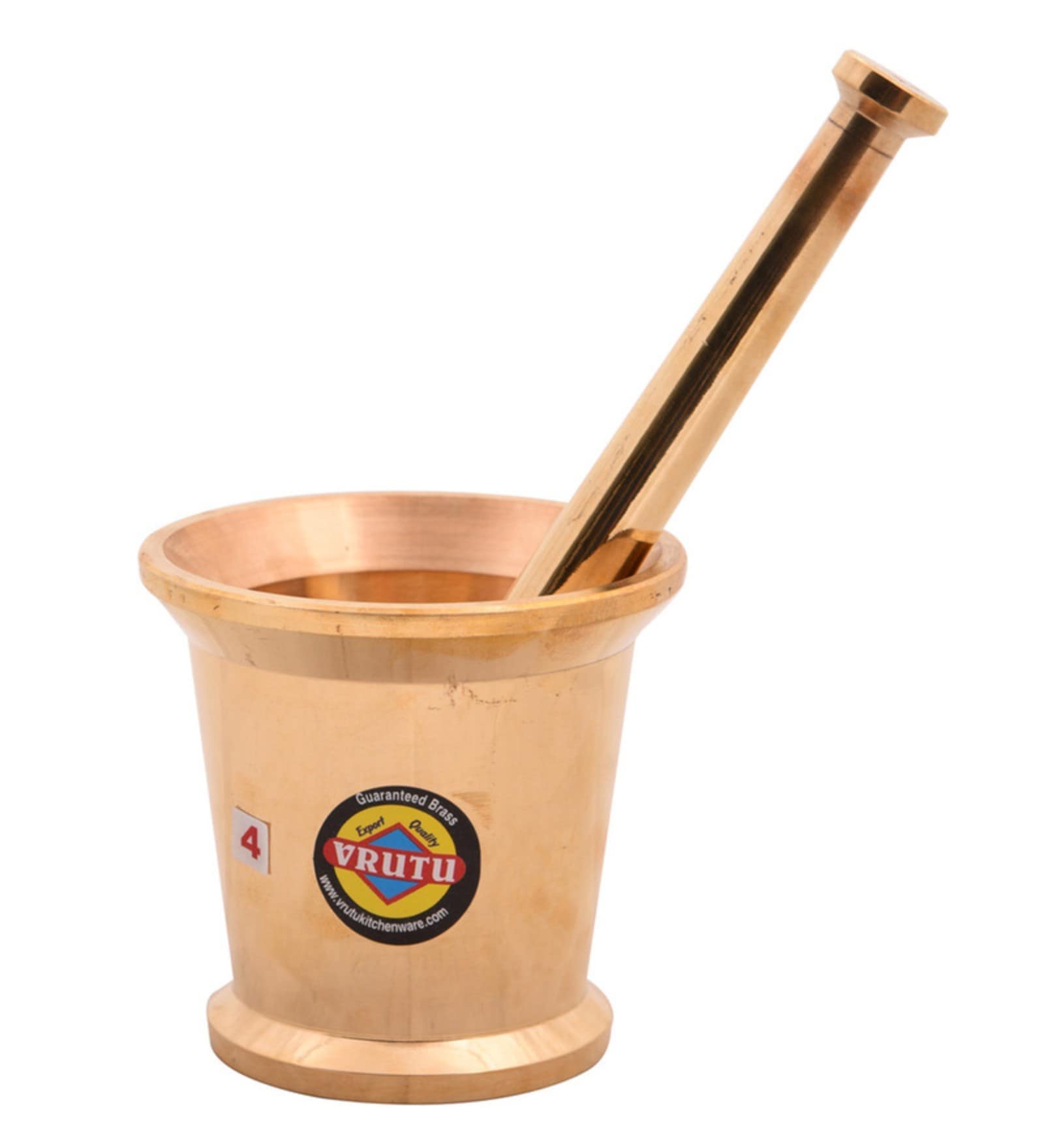 Buy Hazel 280 ML Brass Mortar & Pastel(Khal Batta) at 100% OFF by Hazel ...