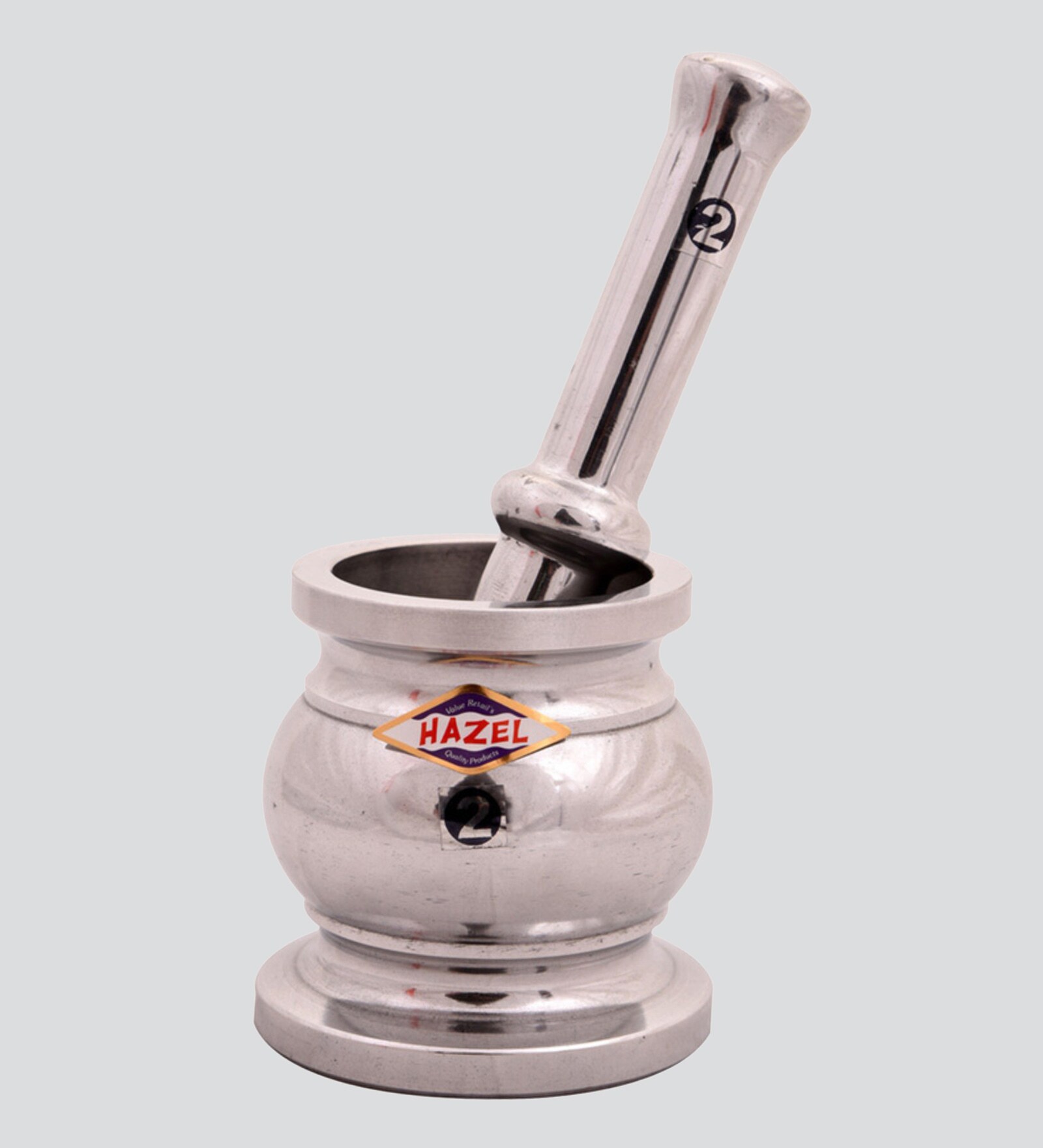 Buy Hazel 350 ML Aluminium Mortar & Pastel(Khal Batta) at 45% OFF by ...