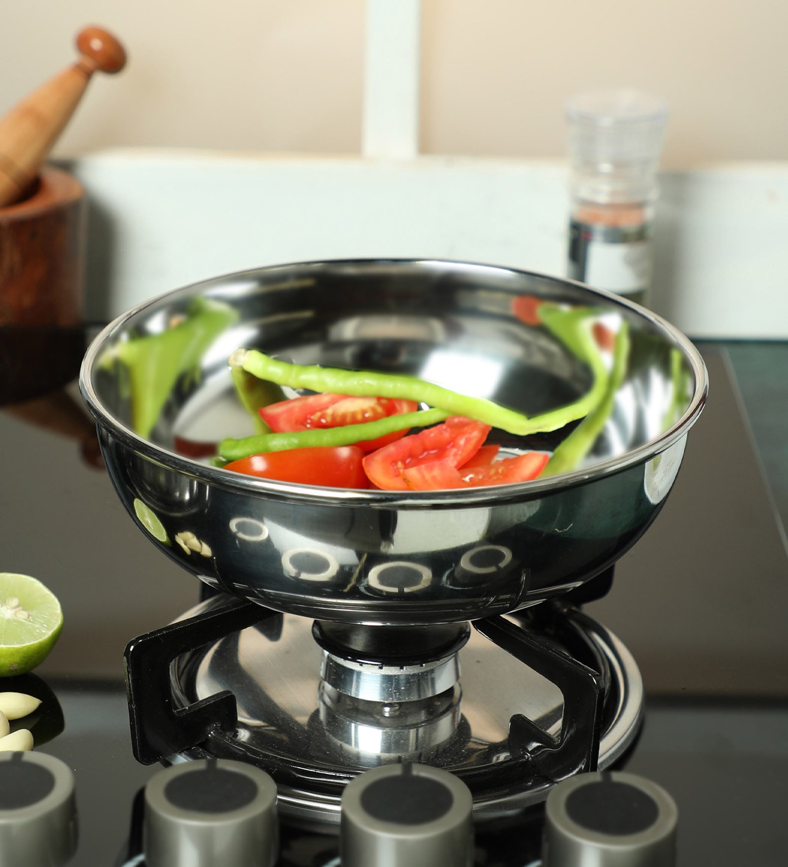 Buy Hazel Alfa Premium Heavy Gauge Stainless Steel Tasra ,1 Ltr,1.5 Ltr ...