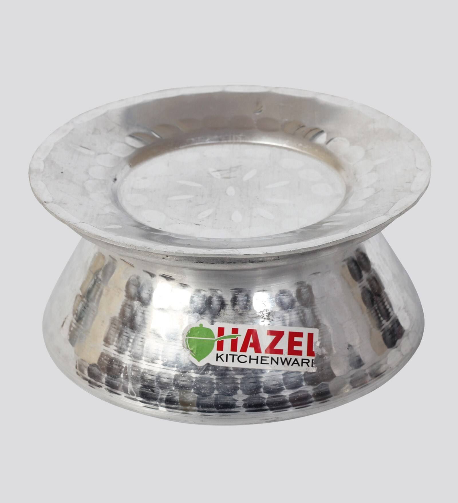 Buy Hazel Aluminium Kadhai Handi Hammered Finish, 950ML, Silver at 55% ...