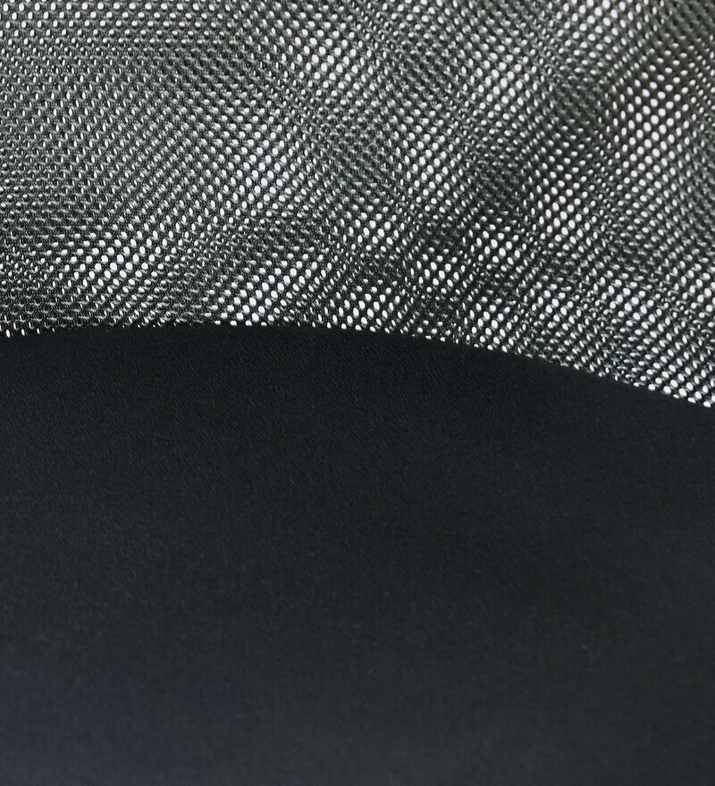 Buy Hanoi Fabric Ergonomic Chair in Grey & Black Colour by Nilkamal ...