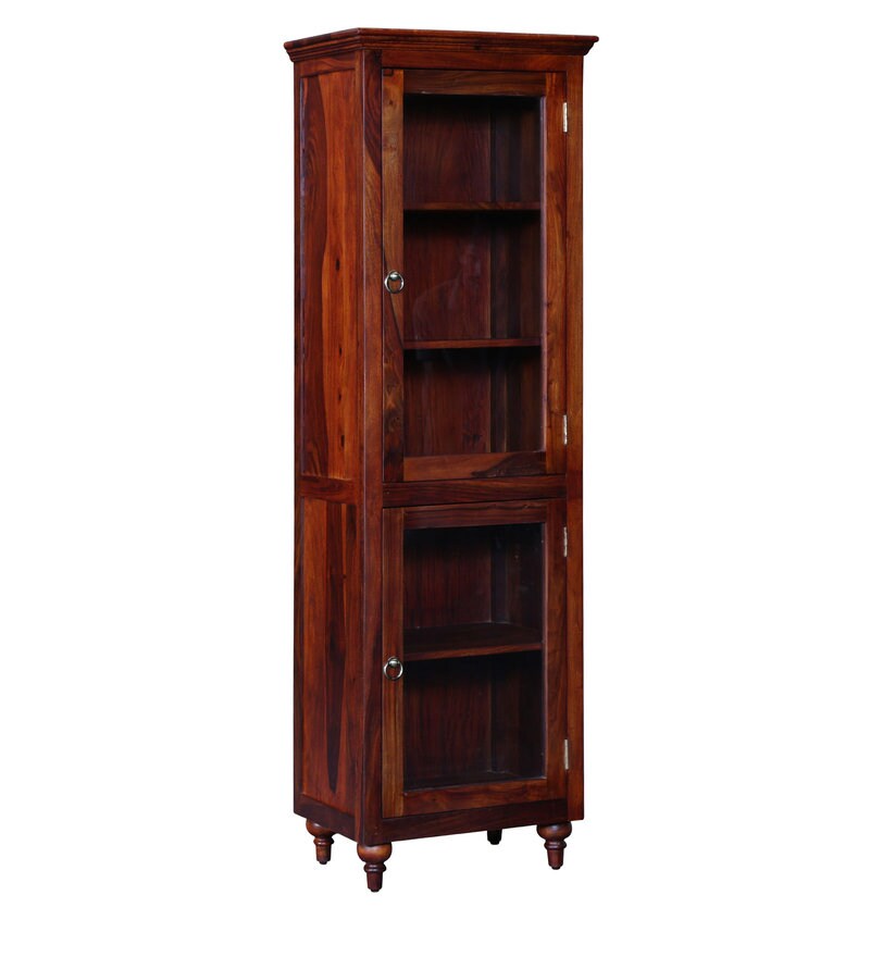 Buy Harleston Solid Wood Book Case In Honey Oak Finish By Amberville ...
