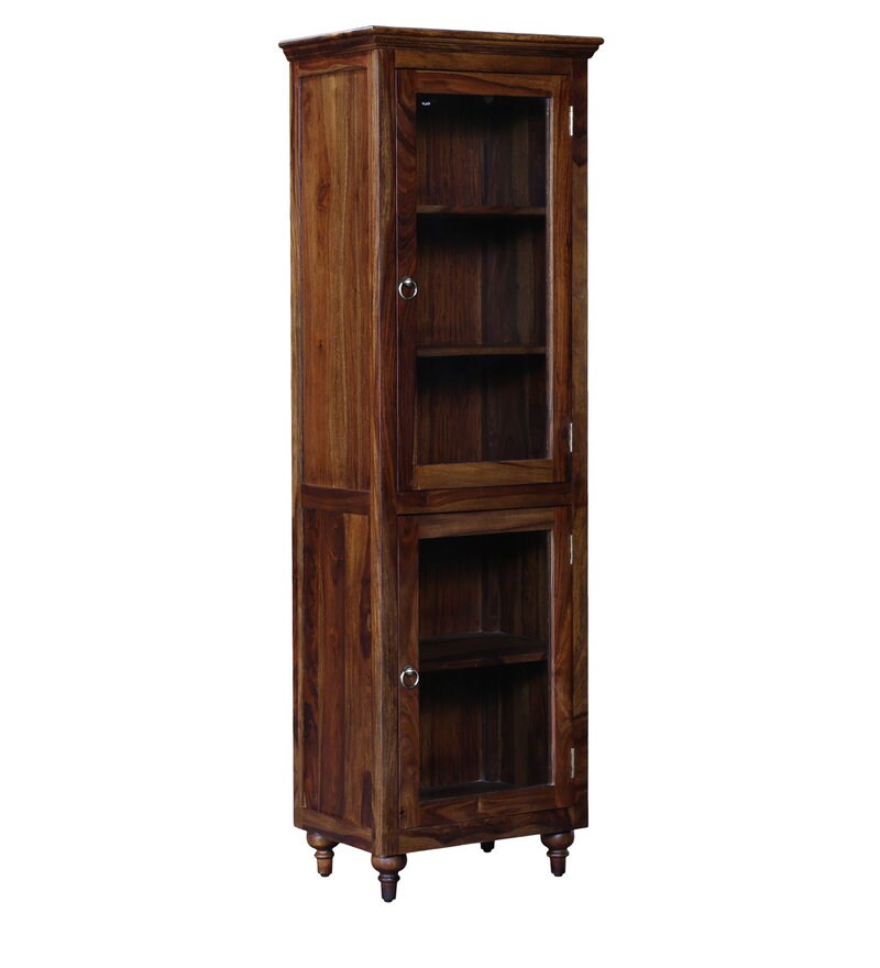 Buy Harleston Solid Wood Book Case In Provincial Teak Finish By ...