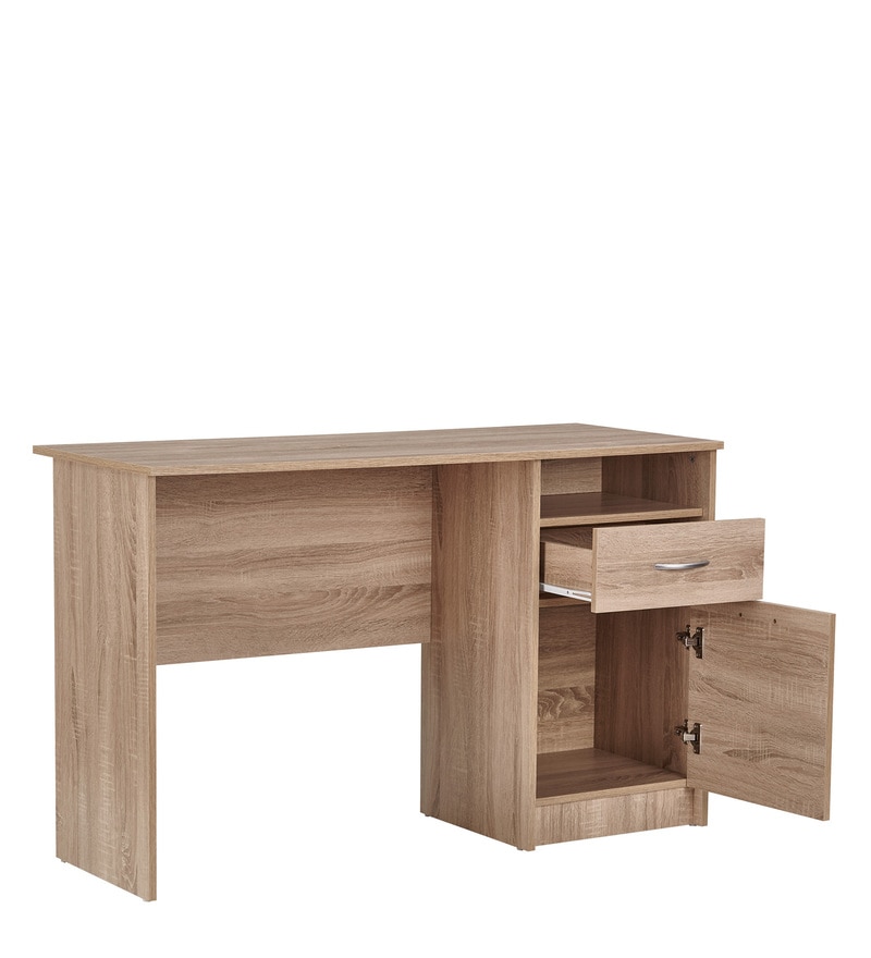 Buy Harris Writing Table in Natural Oak Finish Online - Modern Writing ...