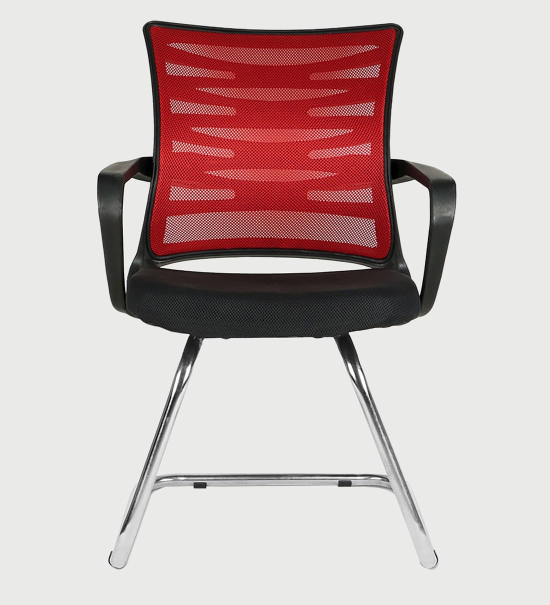 Buy Helix Cantilever Chair In Black And Red By Chairwale Online - Guest ...