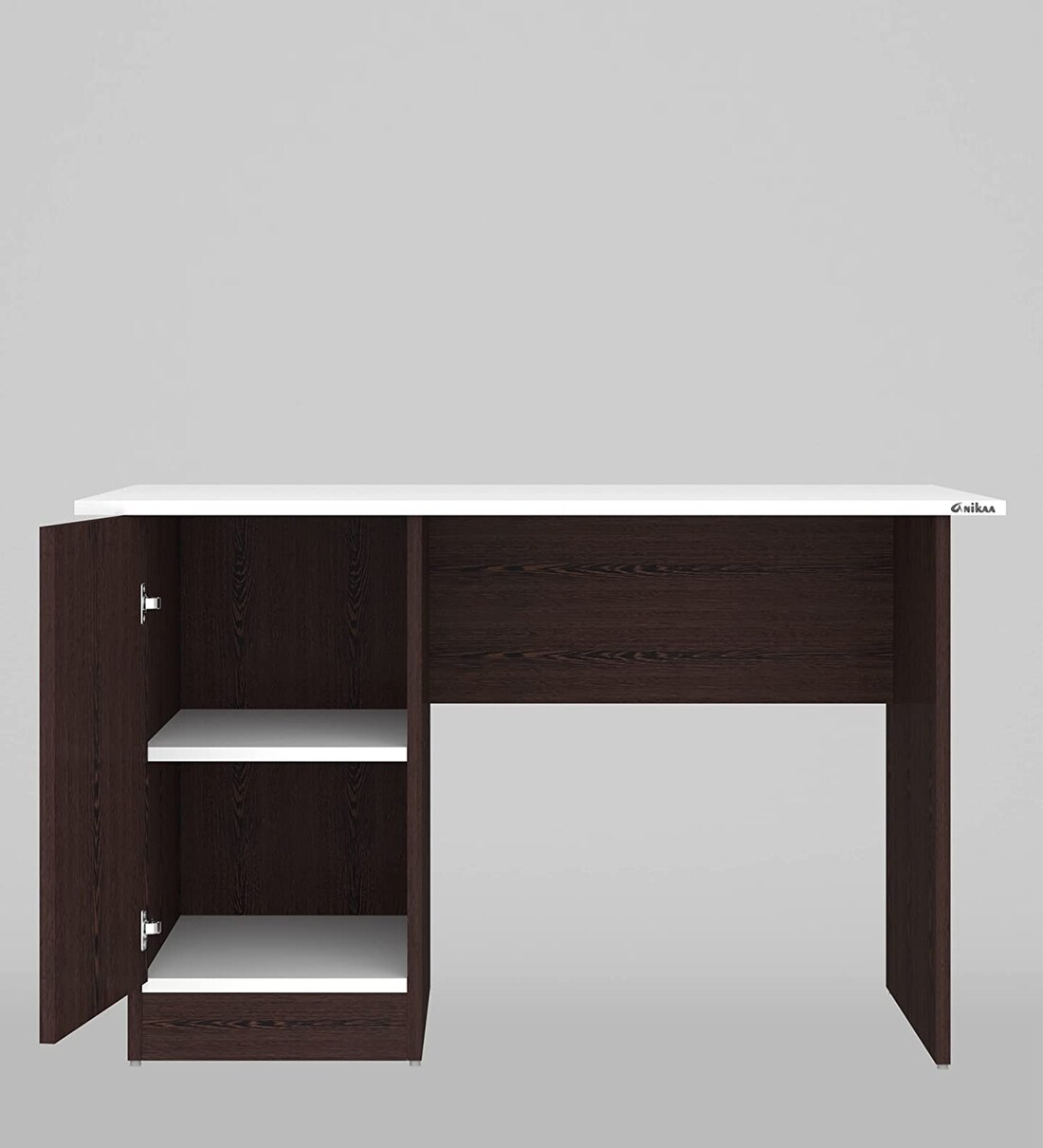 Buy Henrik Writing Table in Wenge & White Finish by Anikaa Online ...