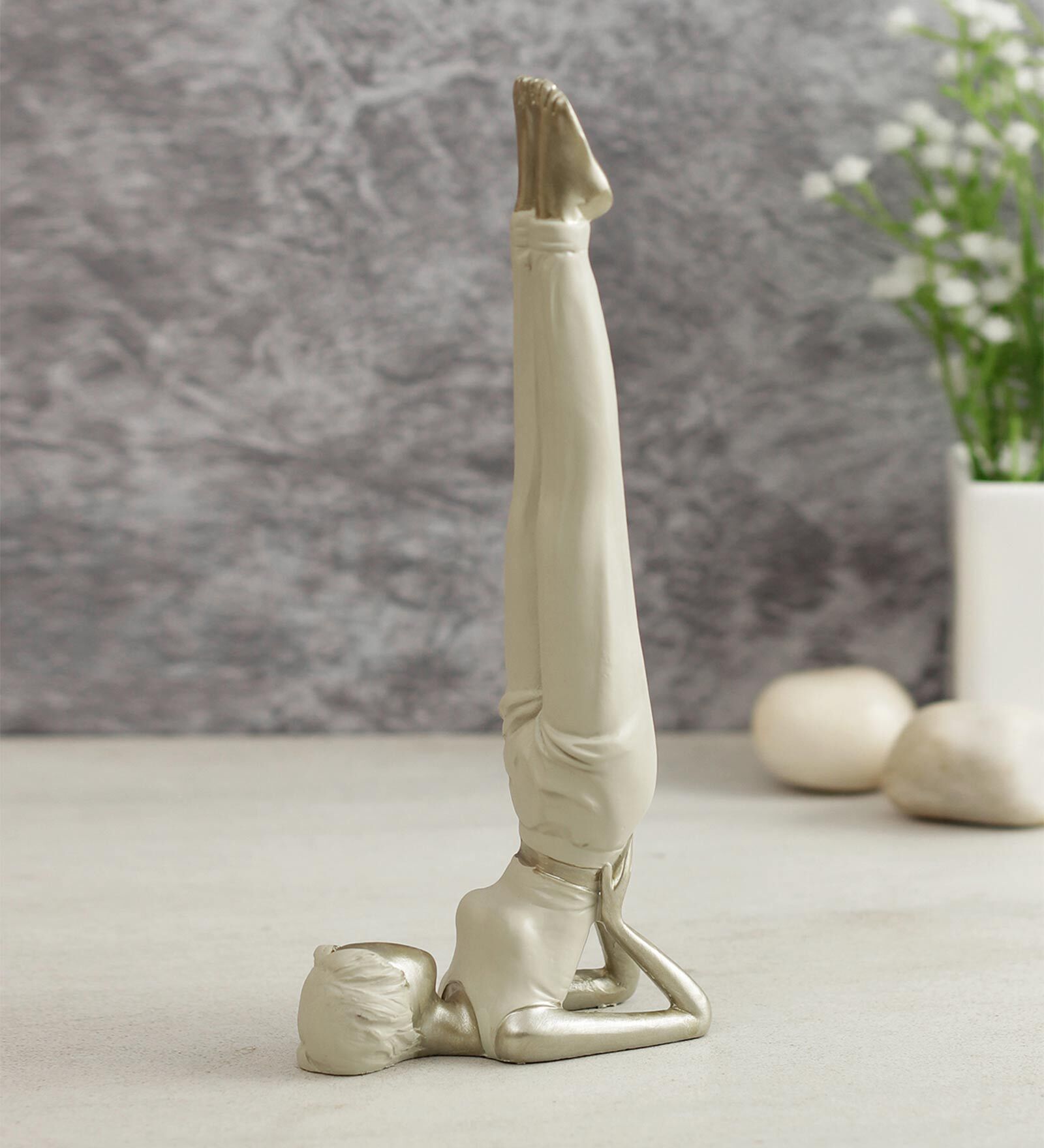 Buy Resin Yoga Pose Figurine at 33% OFF by Tayhaa | Pepperfry