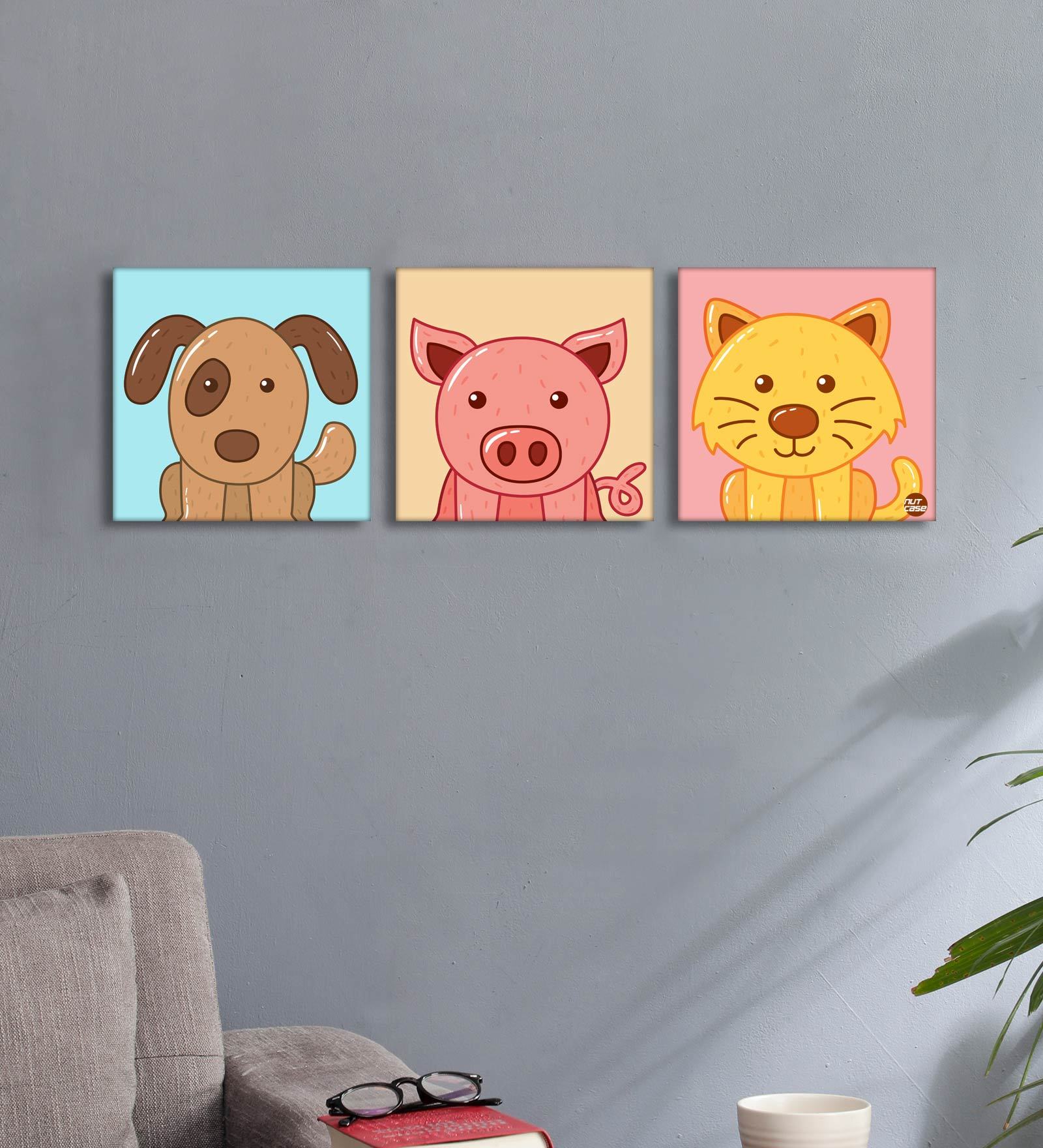 Buy Sun Board Hello Animals Wall Panel In Multicolor By Nutcase at 25% ...