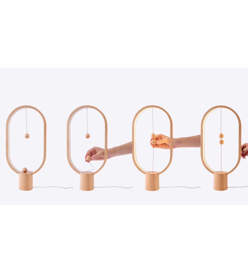 Buy Heng Balance Red ABS Plastic LED Table Lamp by Design Nest Online ...