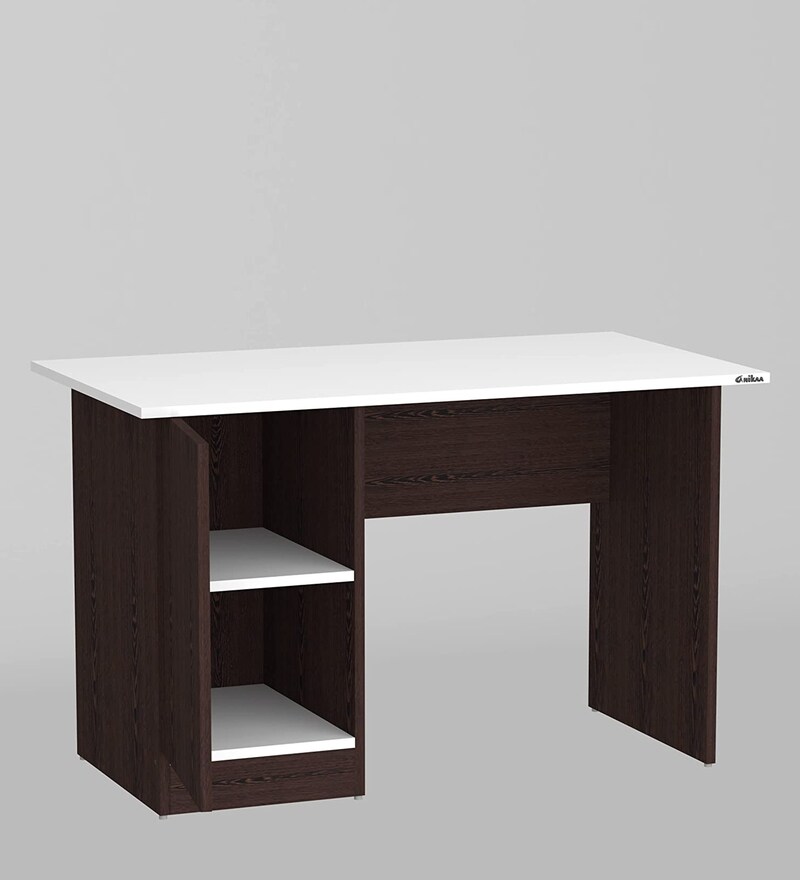 Buy Henrik Writing Table in Wenge & White Finish by Anikaa Online ...