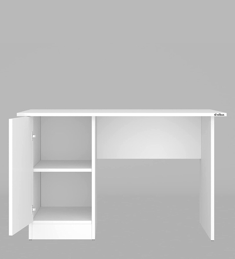 Buy Henrik Writing Table in White Finish by Anikaa Online - Modern ...