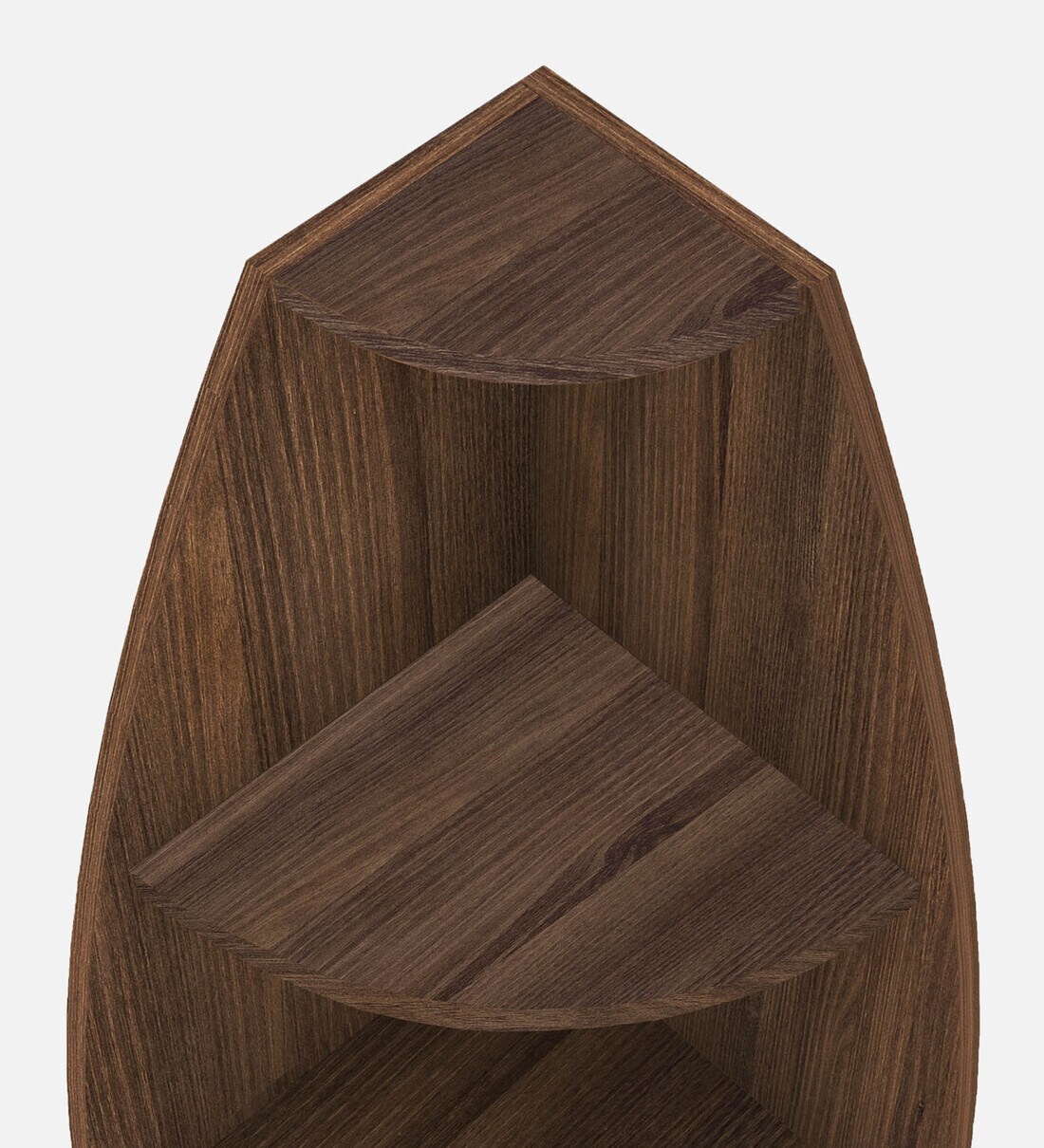 Buy Hilton Book Shelf in Moulded Acacia Finish by Trevi Furniture ...