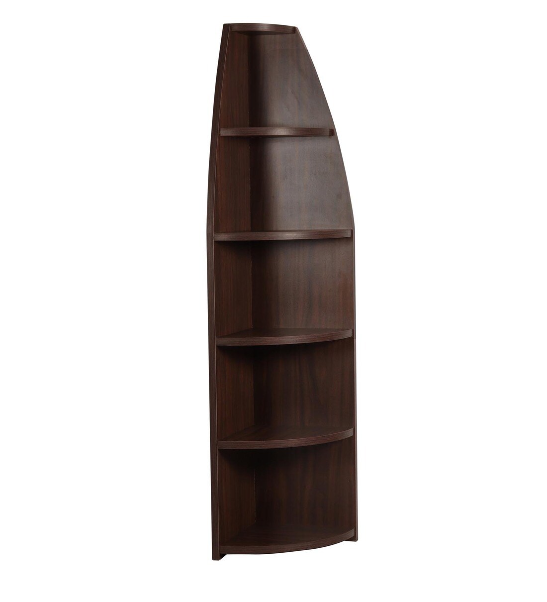 Buy Hilton Book Shelf in Walnut Finish by Trevi Furniture Online ...