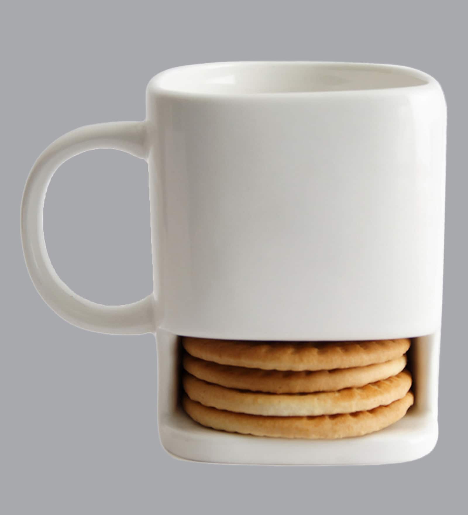 Buy Hitplay White Ceramic 180 ML Coffee Break Mug Online - Ceramic Mugs ...