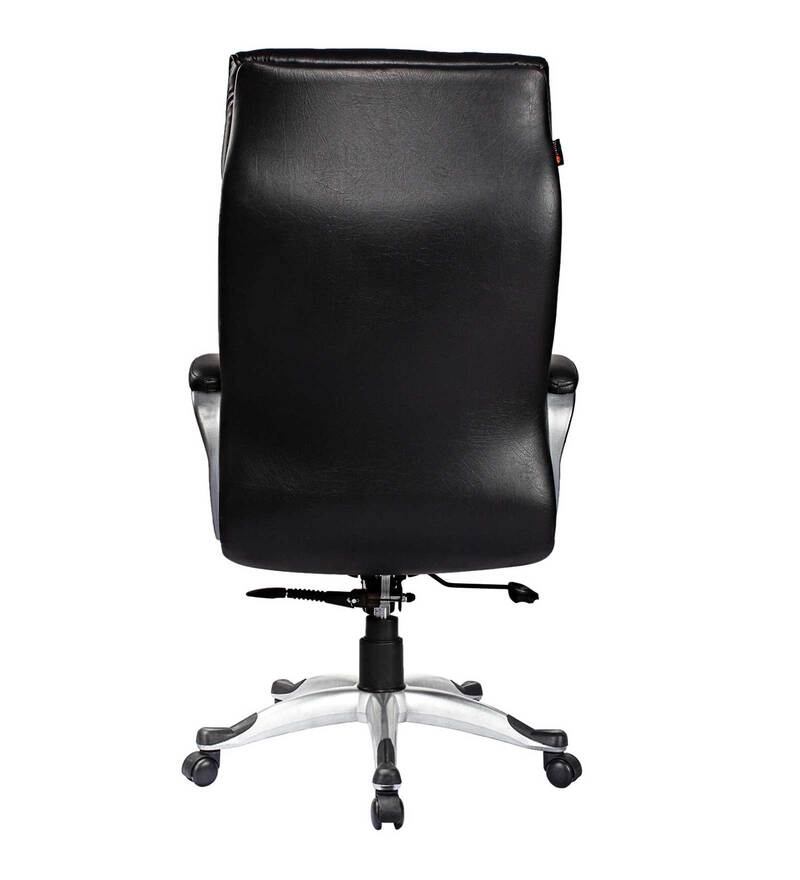 Buy High Back Exceutive Chair In Black Colour By Adiko Systems Online ...