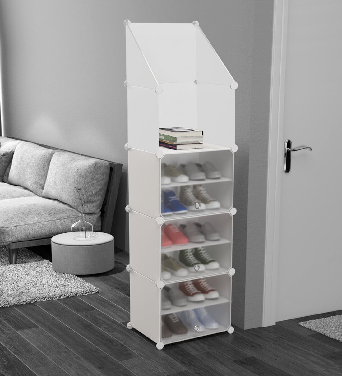 Buy Homa Collapsible Shoe Rack in White Colour at 41% OFF by DIY ...