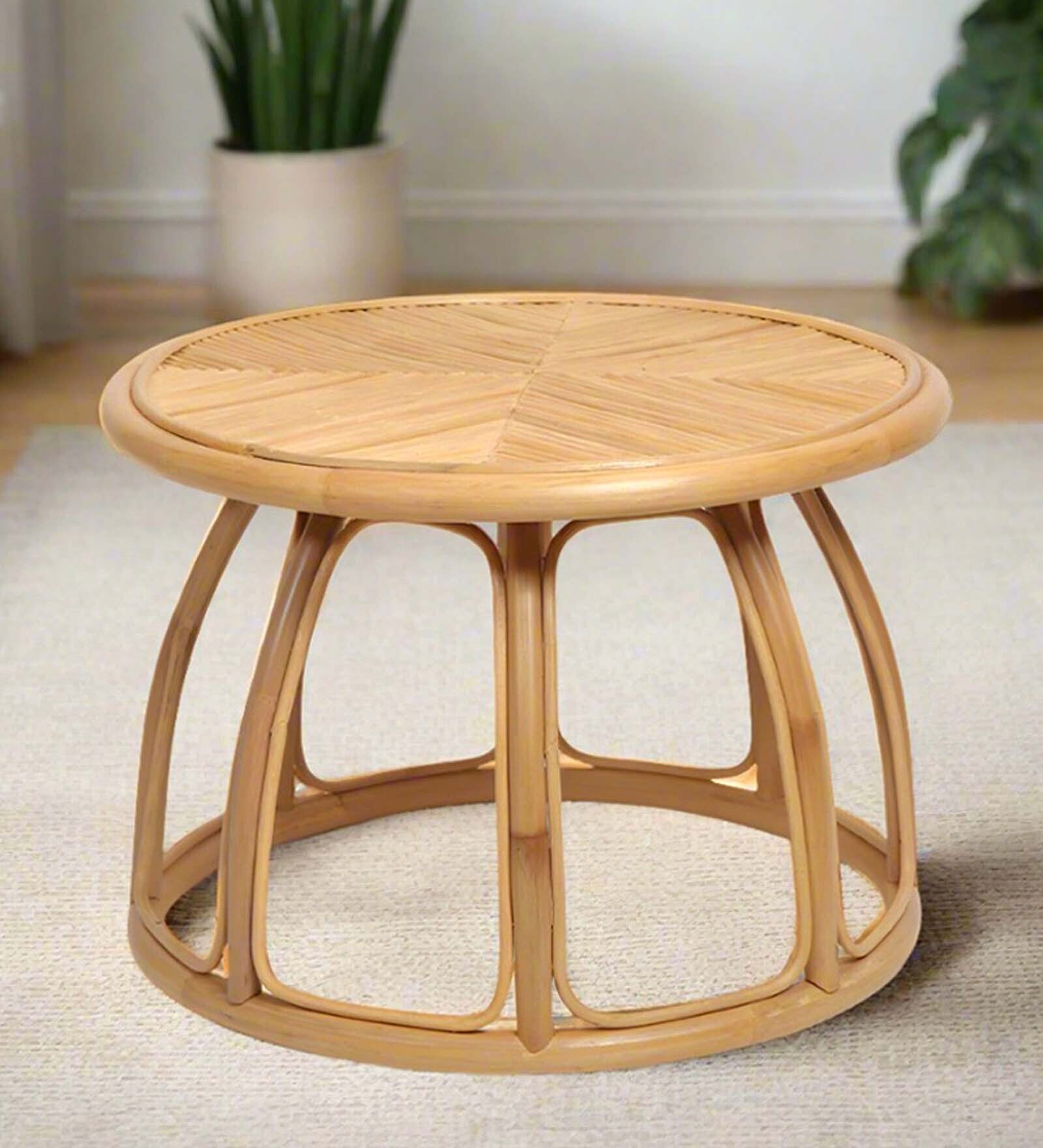 Buy Hobo Rattan Coffee Table In Beige Colour at 67% OFF by Habereindia ...