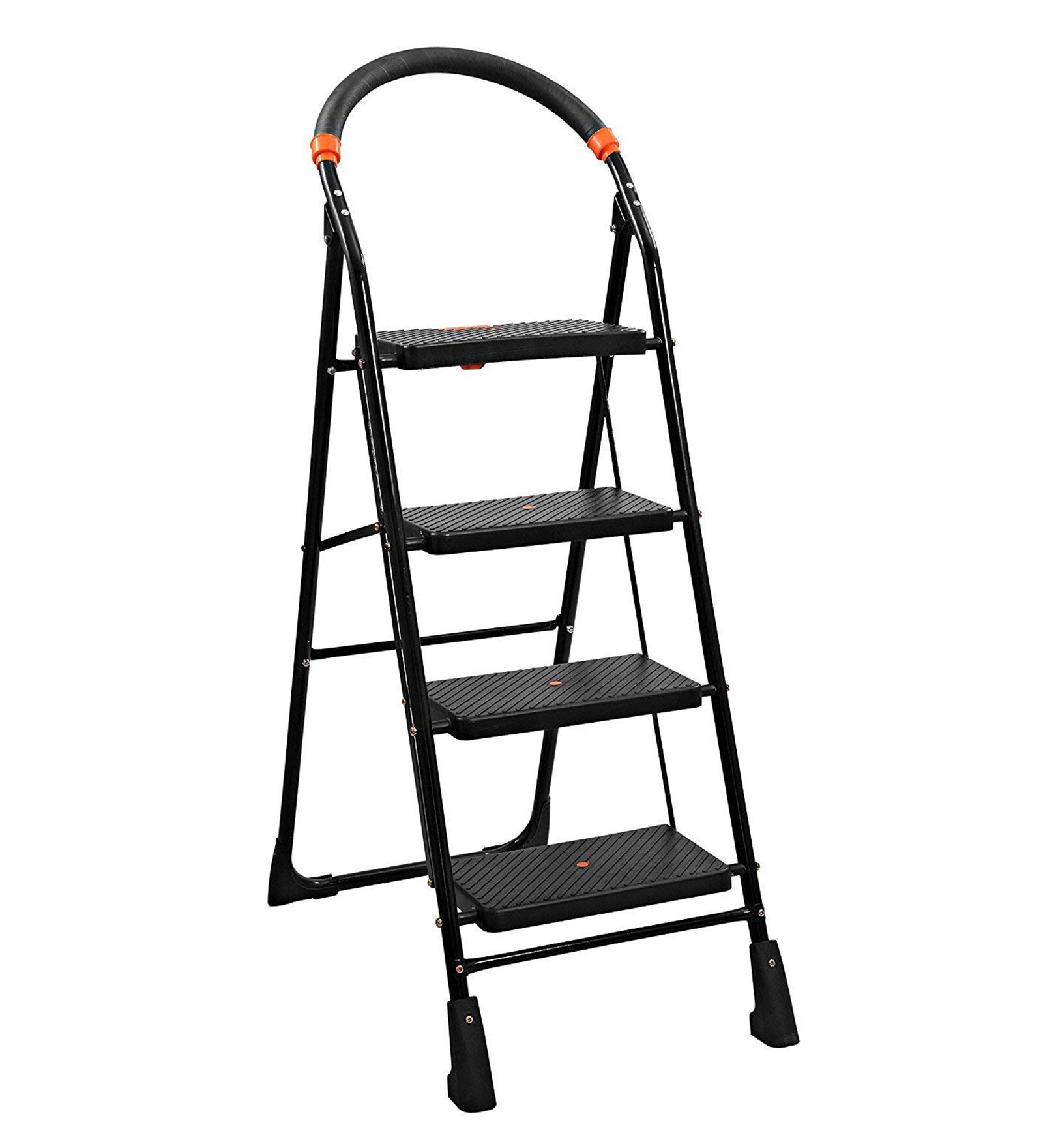 Buy 4 Steps 4.6 ft Mild Steel Step Ladder at 39% OFF by Home Creations ...