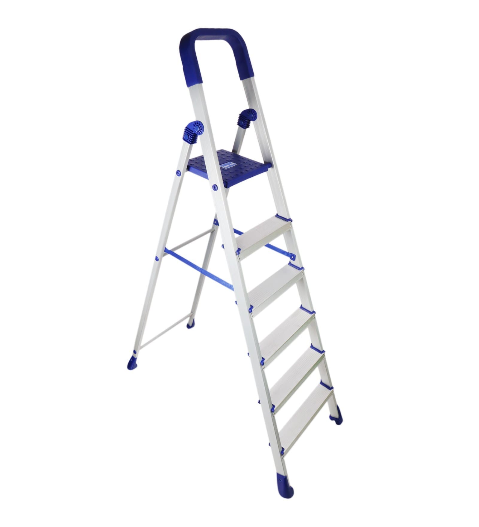 Buy Home-Pro 6 Step Silver Mild-Steel Folding Step Ladder at 52% OFF by ...