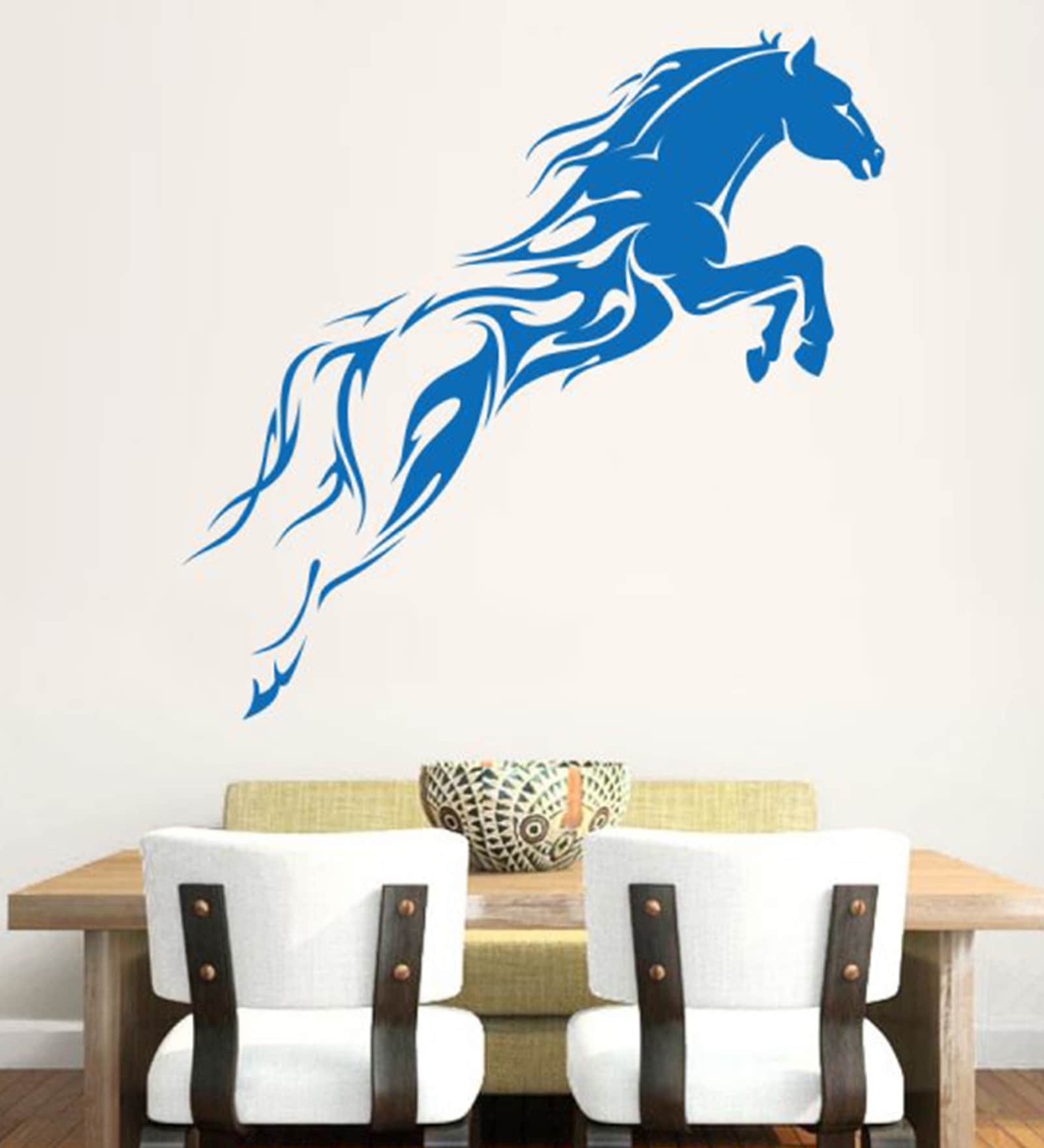 Buy Hoopoe Decor Vinyl Running Horse Wall Decal Online - Animal Decals ...