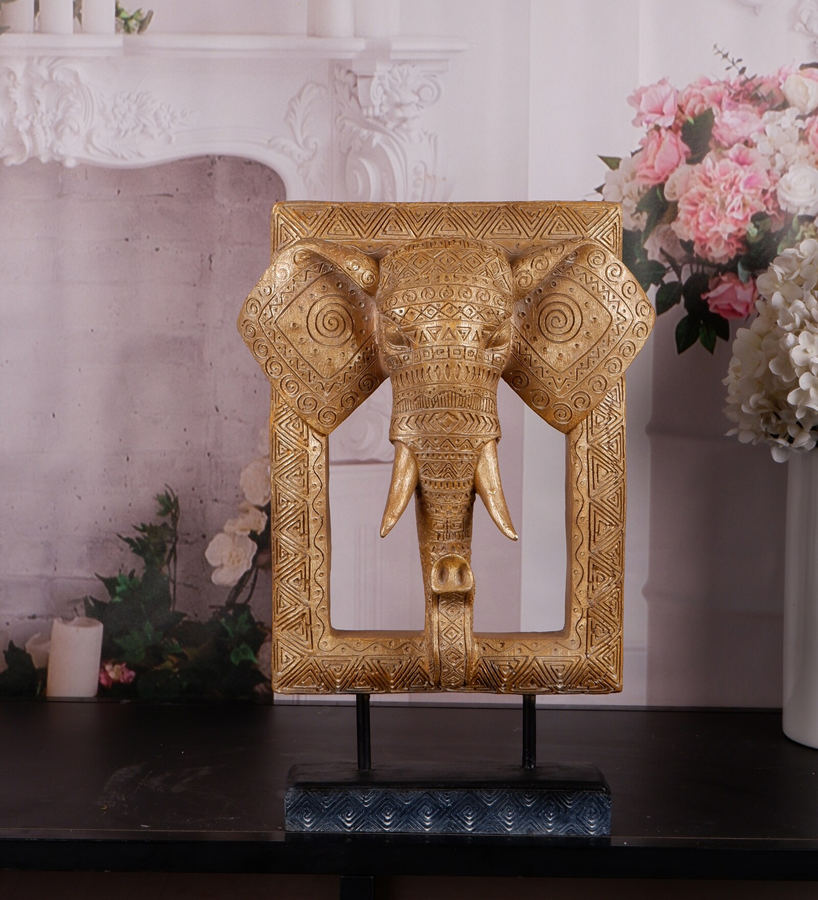 Buy Horse Gold Polyresin Showpiece at 53% OFF by The White Ink Decor ...