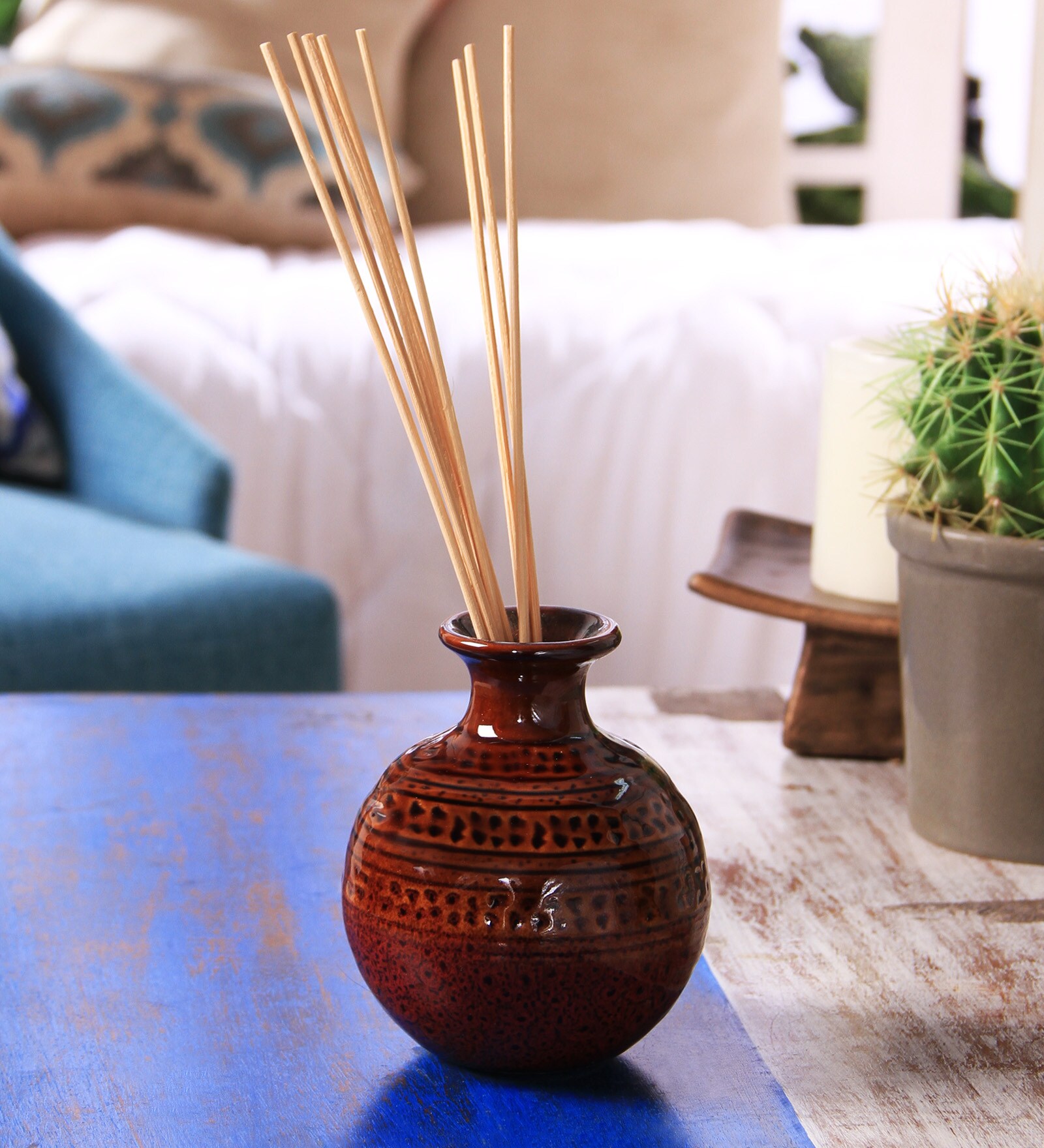 Buy Sweet Pea Jasmine 100 ML Fragranced Reed Diffuser by Hosley Online ...