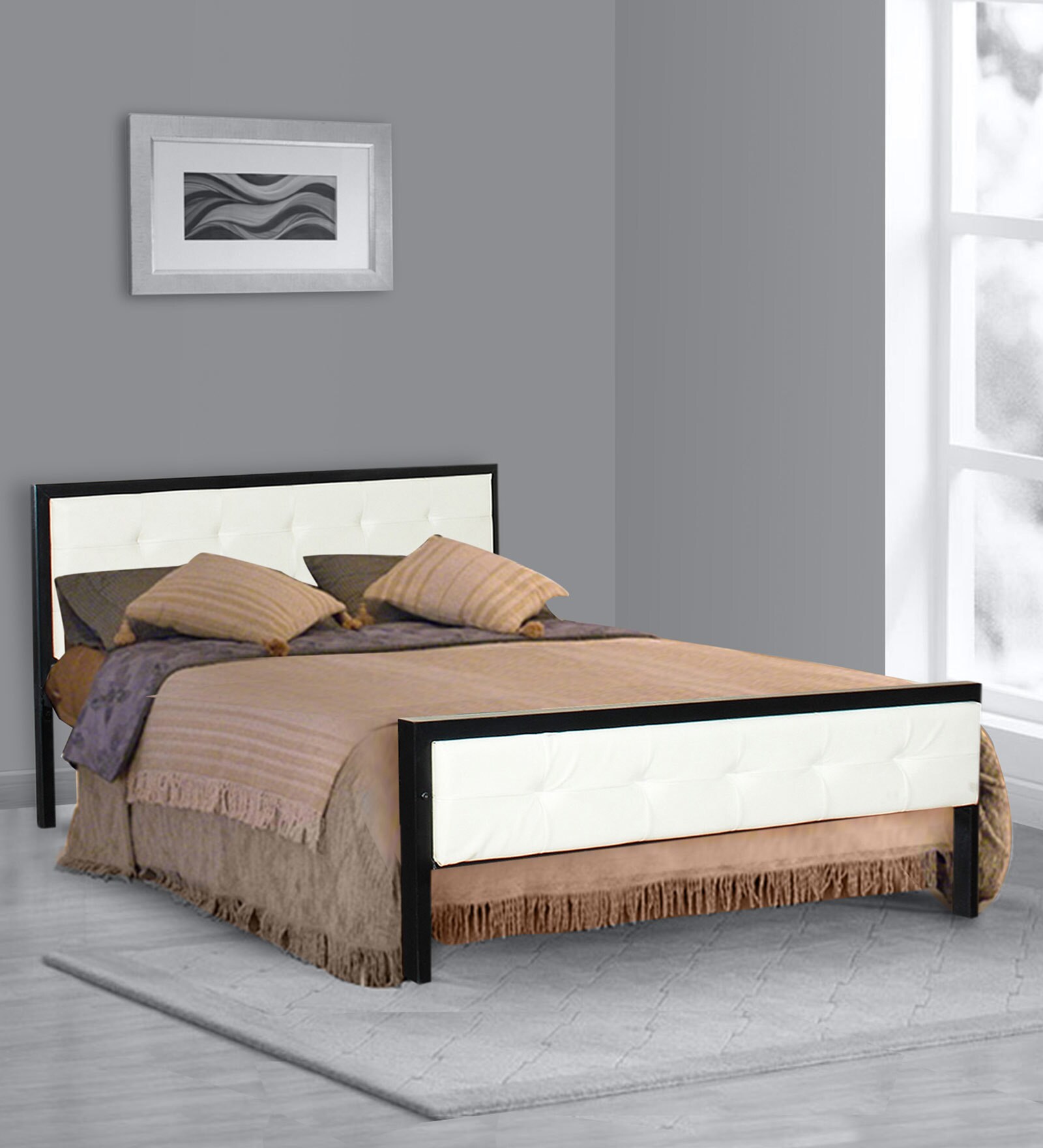 Buy Metallika Houston Queen Size Bed at 2% OFF by FurnitureKraft ...