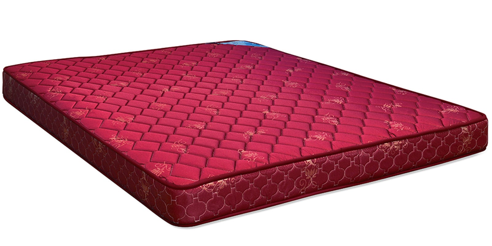 Buy Horizon King Size Bonnell Spring Mattress in Maroon Colour by ...