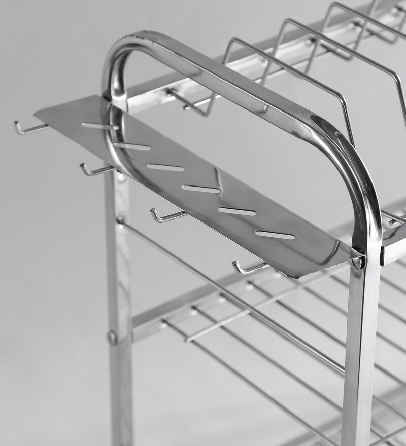 Buy Stainless Steel 18.8 x 10 Inches Utensil Holder By Home Creations ...