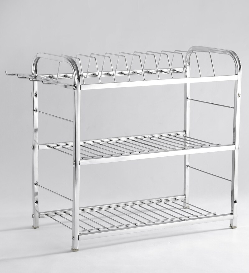 Buy Stainless Steel 18.8 x 10 Inches Utensil Holder By Home Creations ...