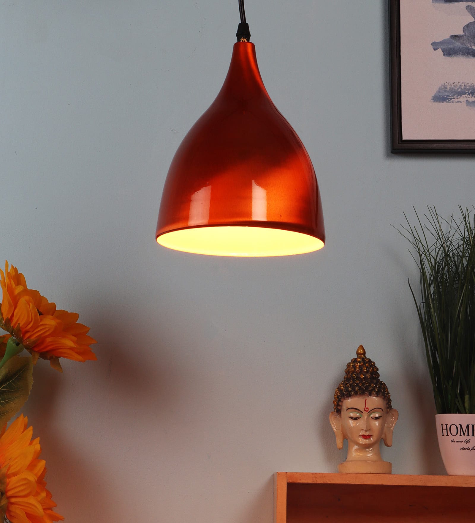 Buy Synergy Hsaka Copper Aluminium Hanging Light at 52% OFF by ...