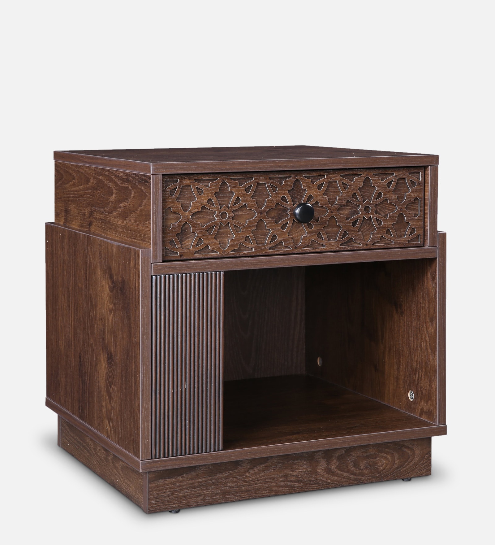 Buy Hugo Night Stand in Walnut Colour at 78% OFF by HomeTown | Pepperfry