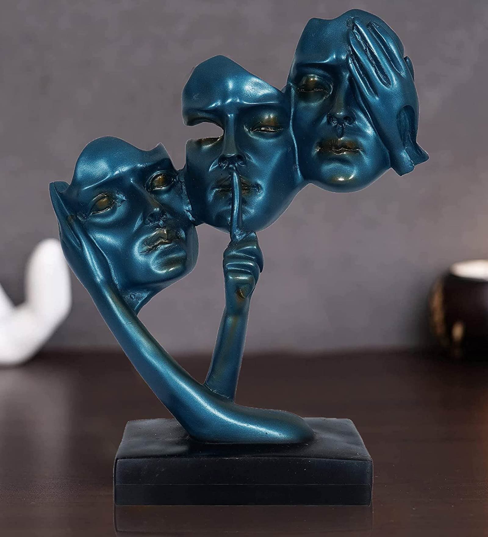 Buy Human Face Polyresin Human Figurine by Kunti Craft at 25% OFF by ...