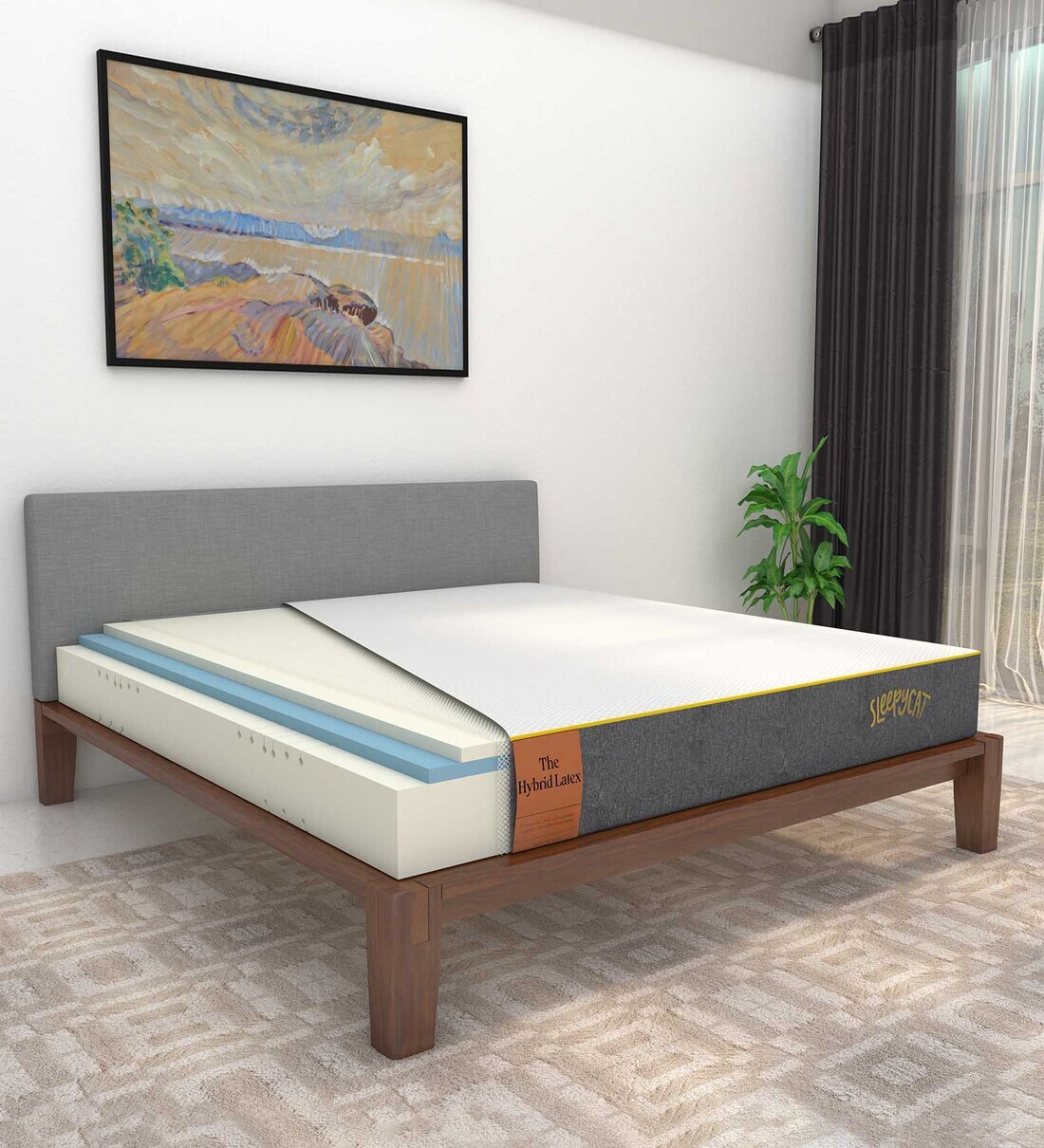 Buy Hybrid 6 inch Memory Foam Single Mattress at 10% OFF by SleepyCat ...