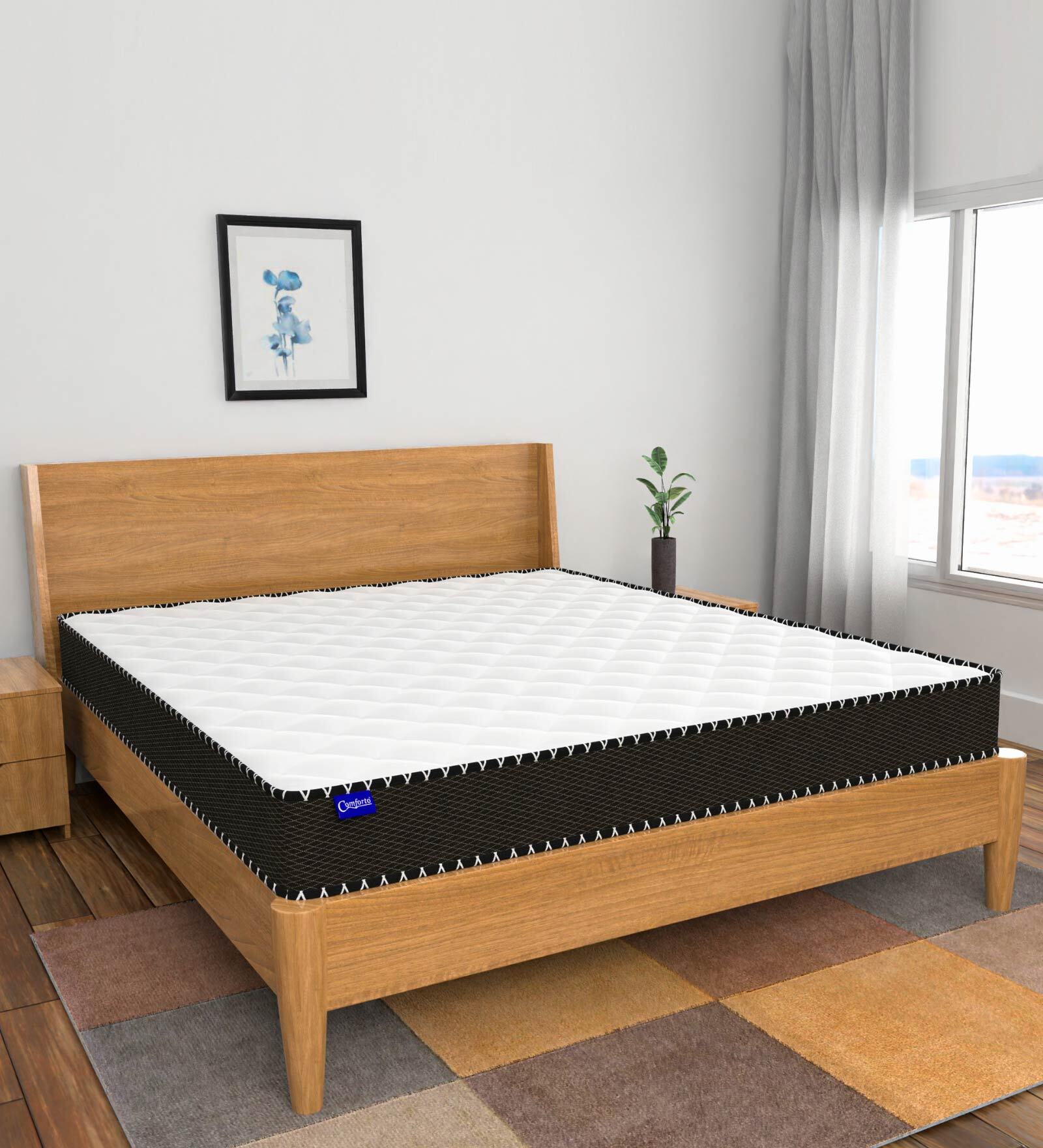 Buy Hybrid 8 Inch Pocketed Spring Orthopedic King Size Mattress By ...