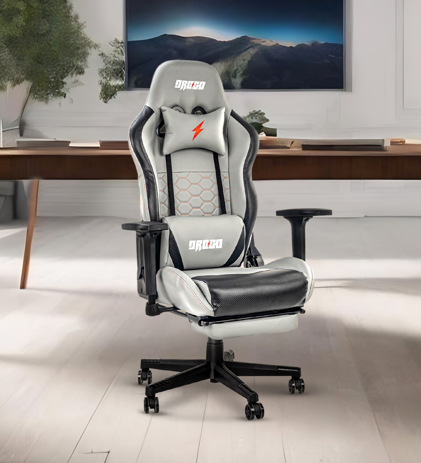 Buy Hyper Gaming Chair in Grey Colour at 24% OFF by Drogo | Pepperfry