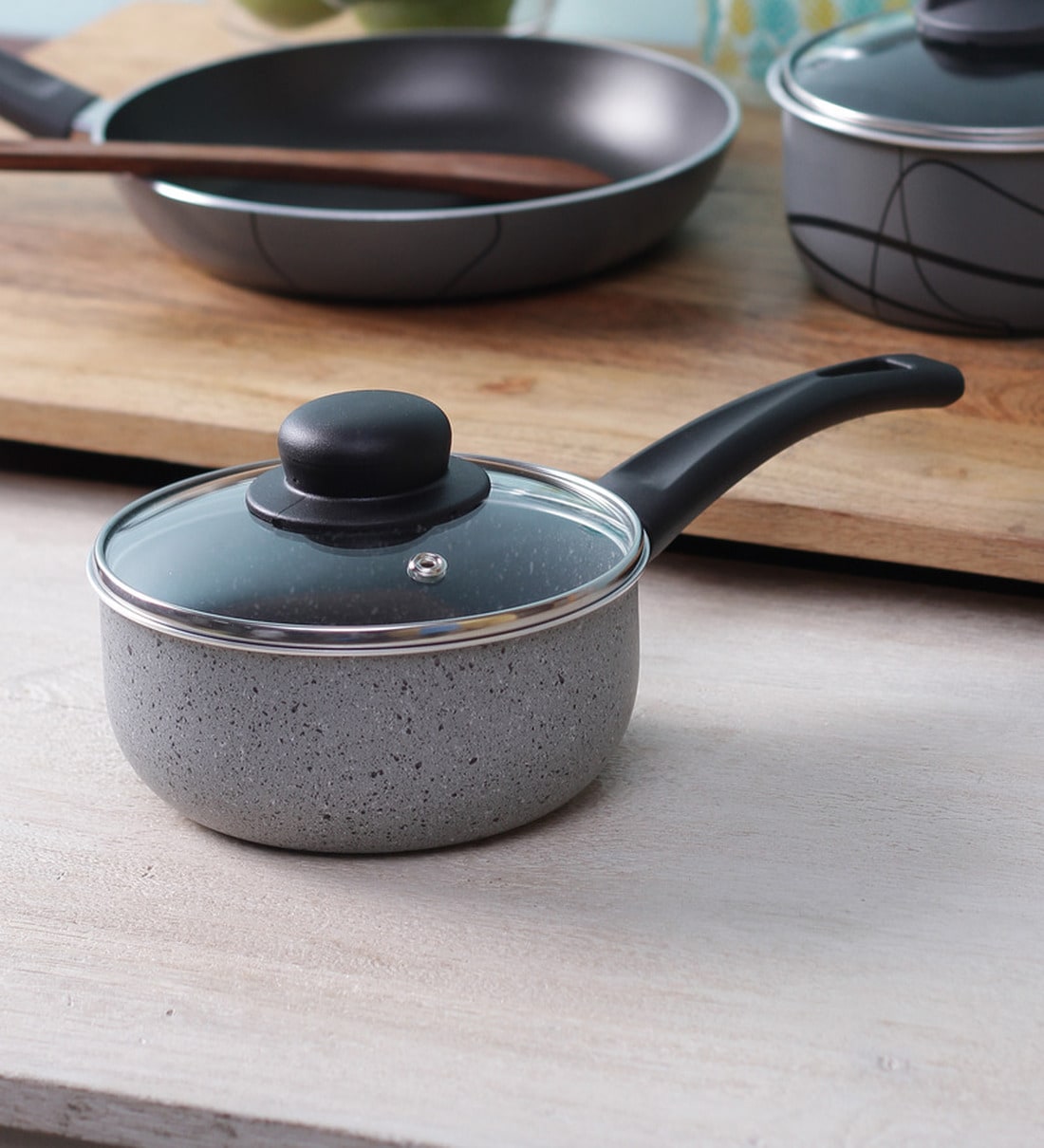 Buy Stone Coated Non-Stick Sauce Pan - 16 Cm by Illa Online ...