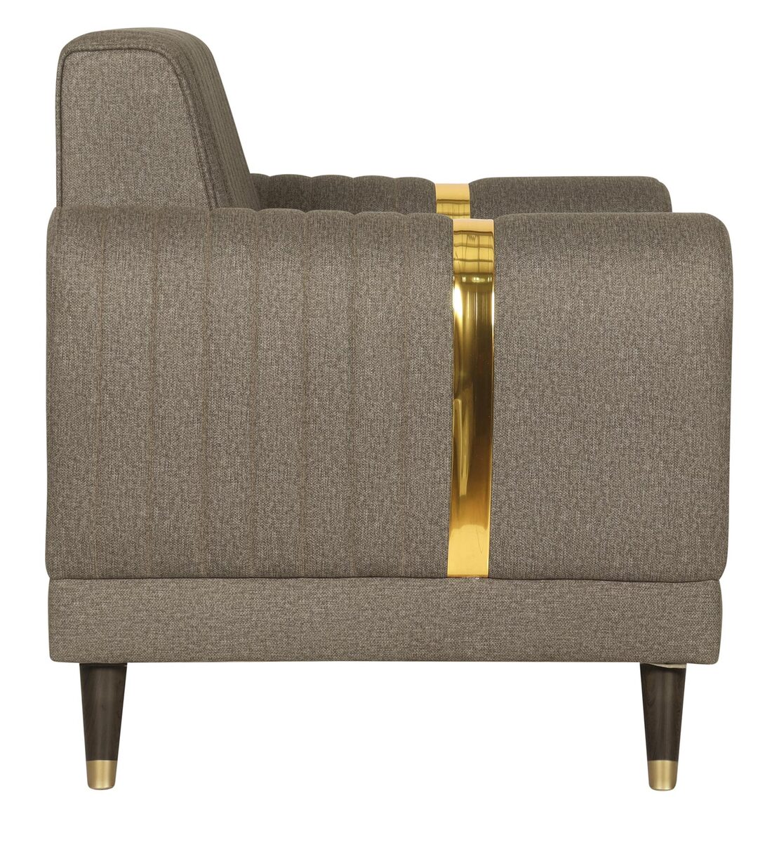 Buy Imperial 1 Seater Sofa In Coffee Brown Colour By Trevi Furniture ...