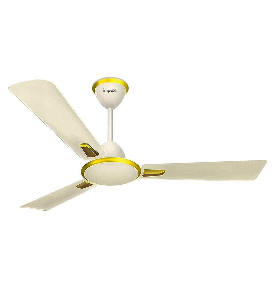 Buy IMPEX Aero Pace Ivory 1200 mm 3 Blade Ceiling Fan (Ivory) at 5% OFF ...