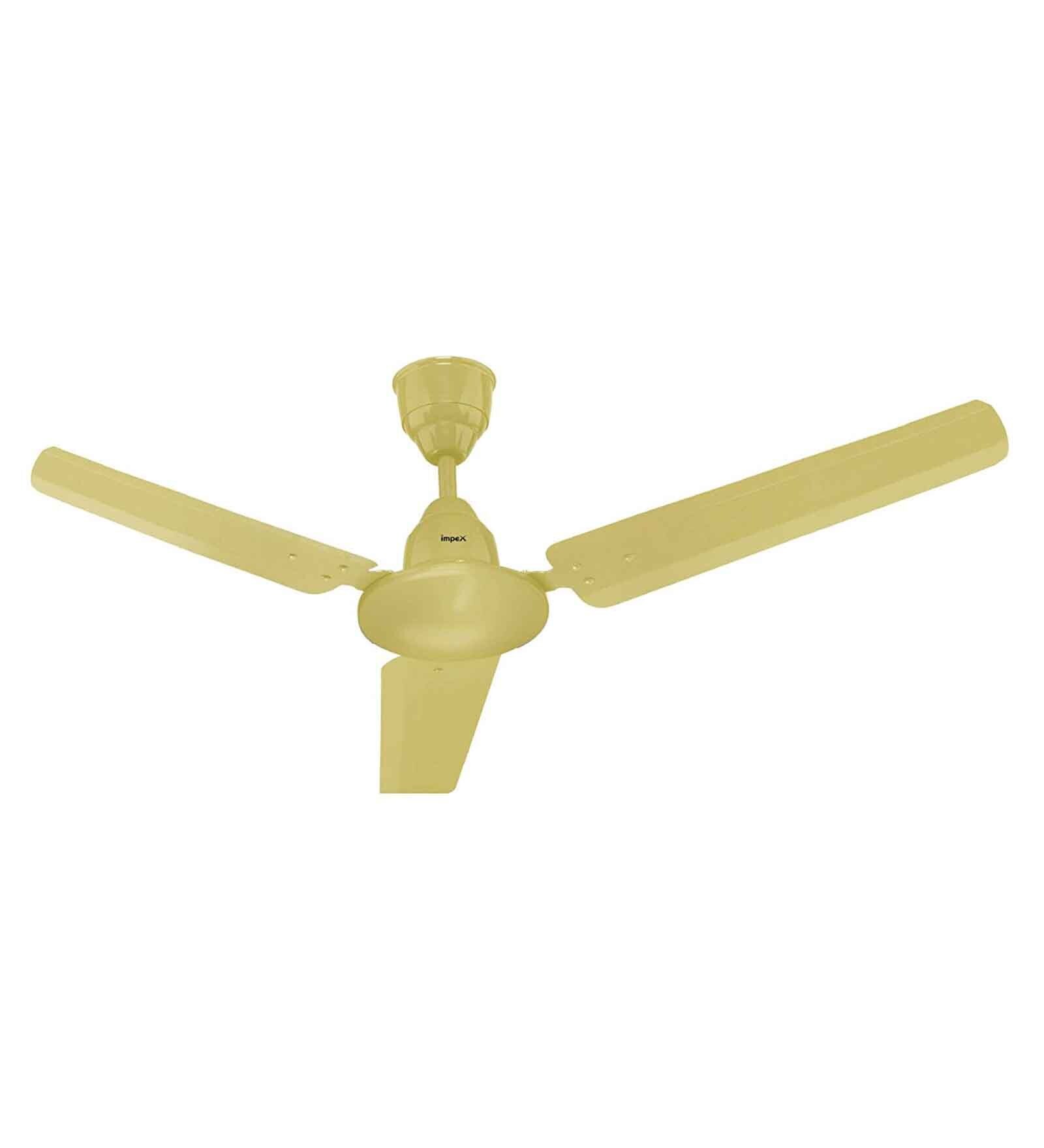 Buy IMPEX AERO KING IVORY 1200 mm 3 Blade Ceiling Fan (Ivory) at 5% OFF ...